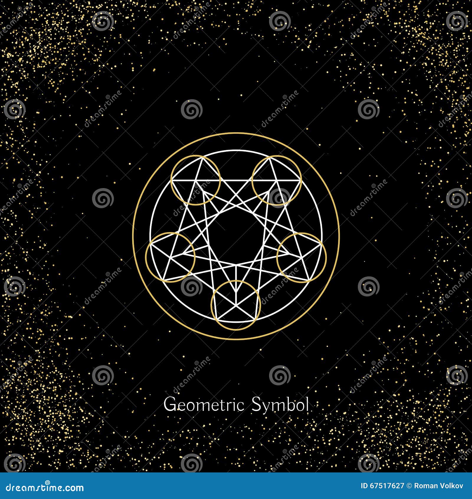 Vector Magic Geometry Sign stock vector. Illustration of mystic - 67517627