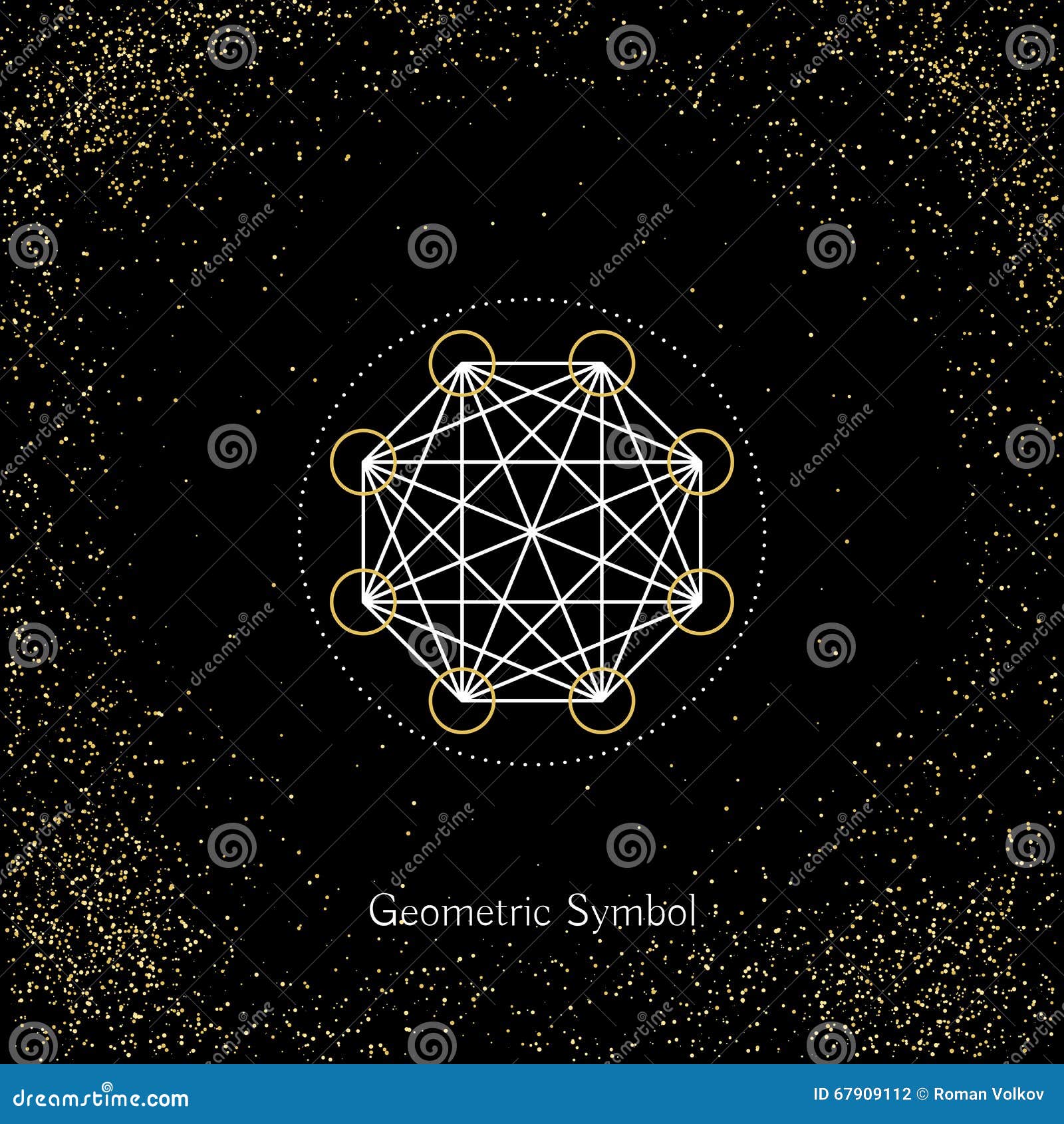 Vector Magic Geometry Sign stock vector. Illustration of abstract ...