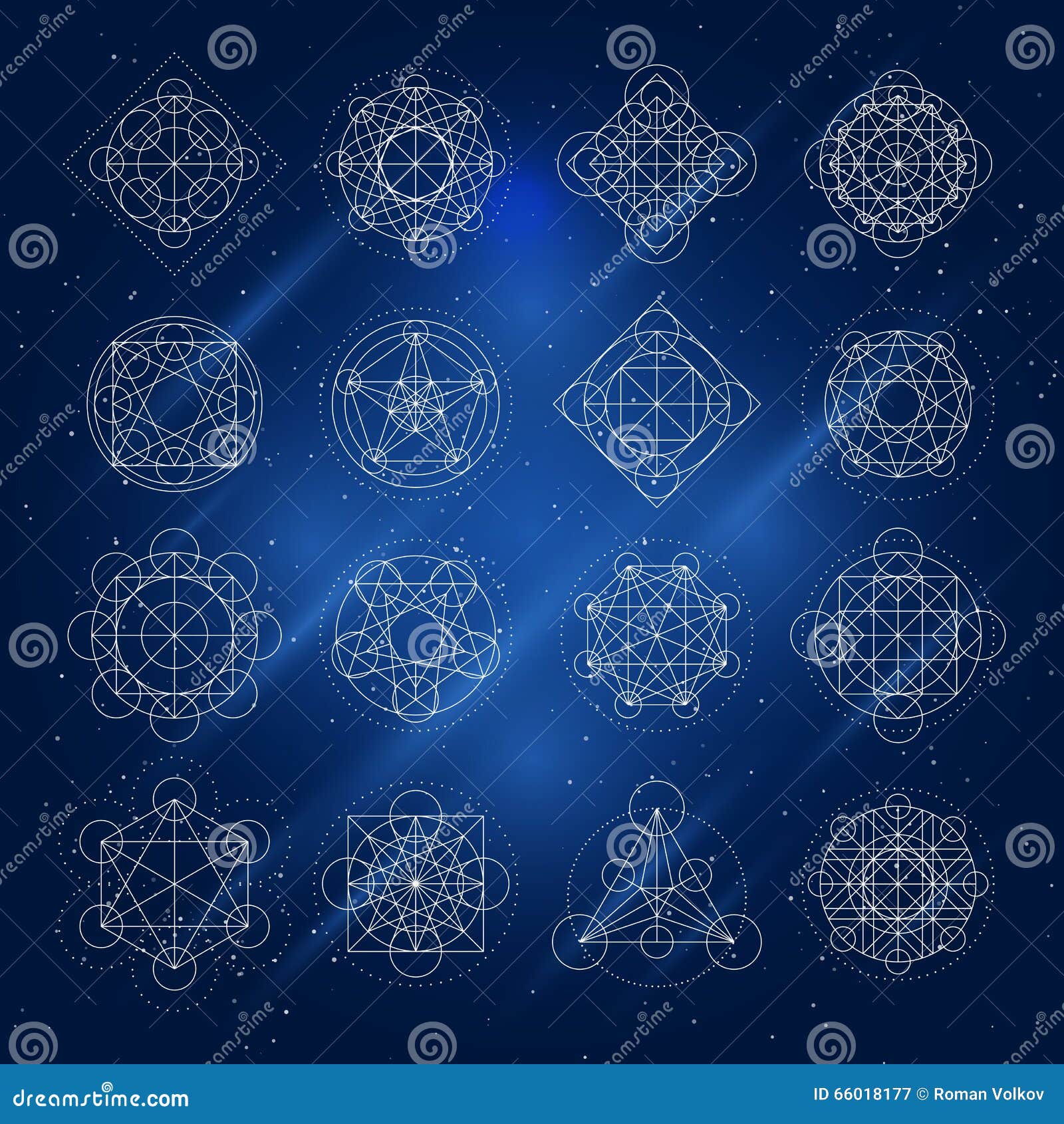 Vector Magic Geometry Signs Stock Vector - Illustration of freemasonry ...