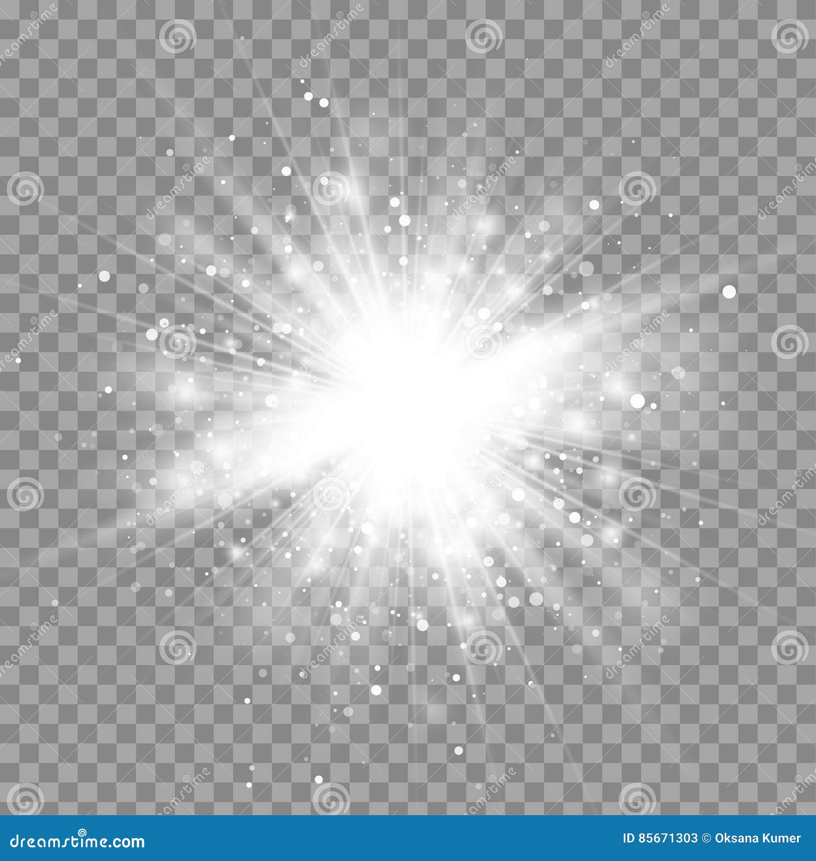 Vector Magic White Rays Glow Light Effect Isolated on Transparent ... Vector Magic White Rays Glow Light Effect Isolated on Transparent ...