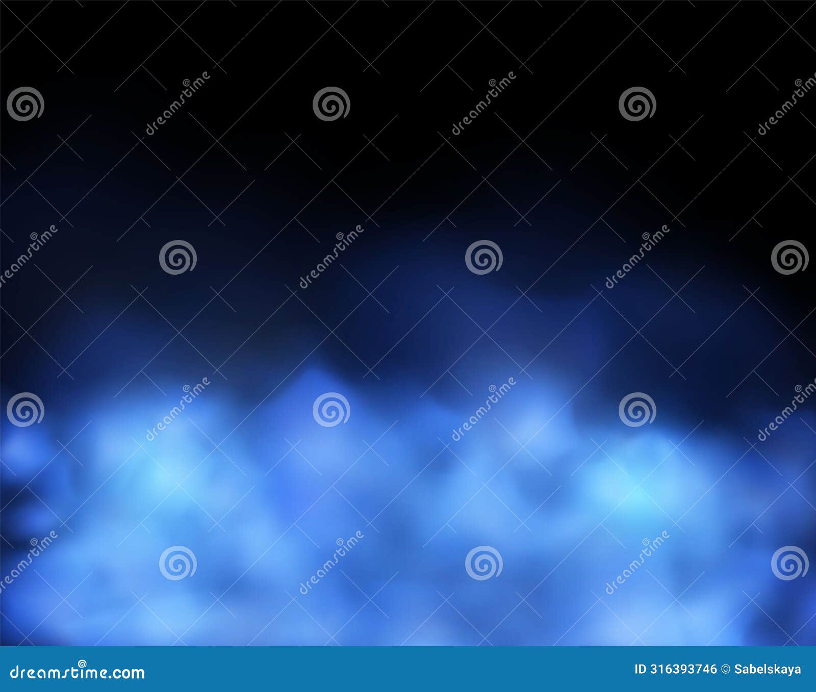 Vector Magical Blue Fog Effect that Creates a Cloudy Haze with Light ...