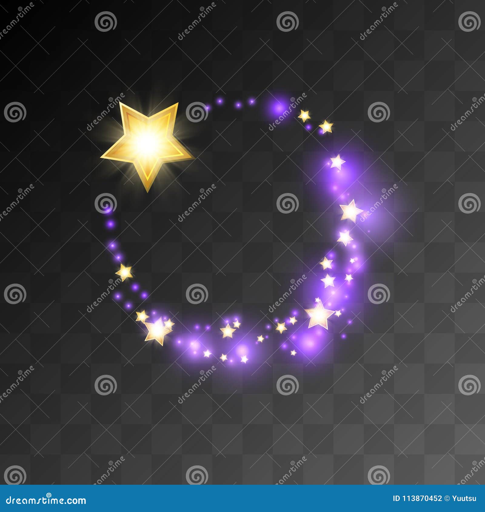 Vector magical frame stock vector. Illustration of glow - 113870452