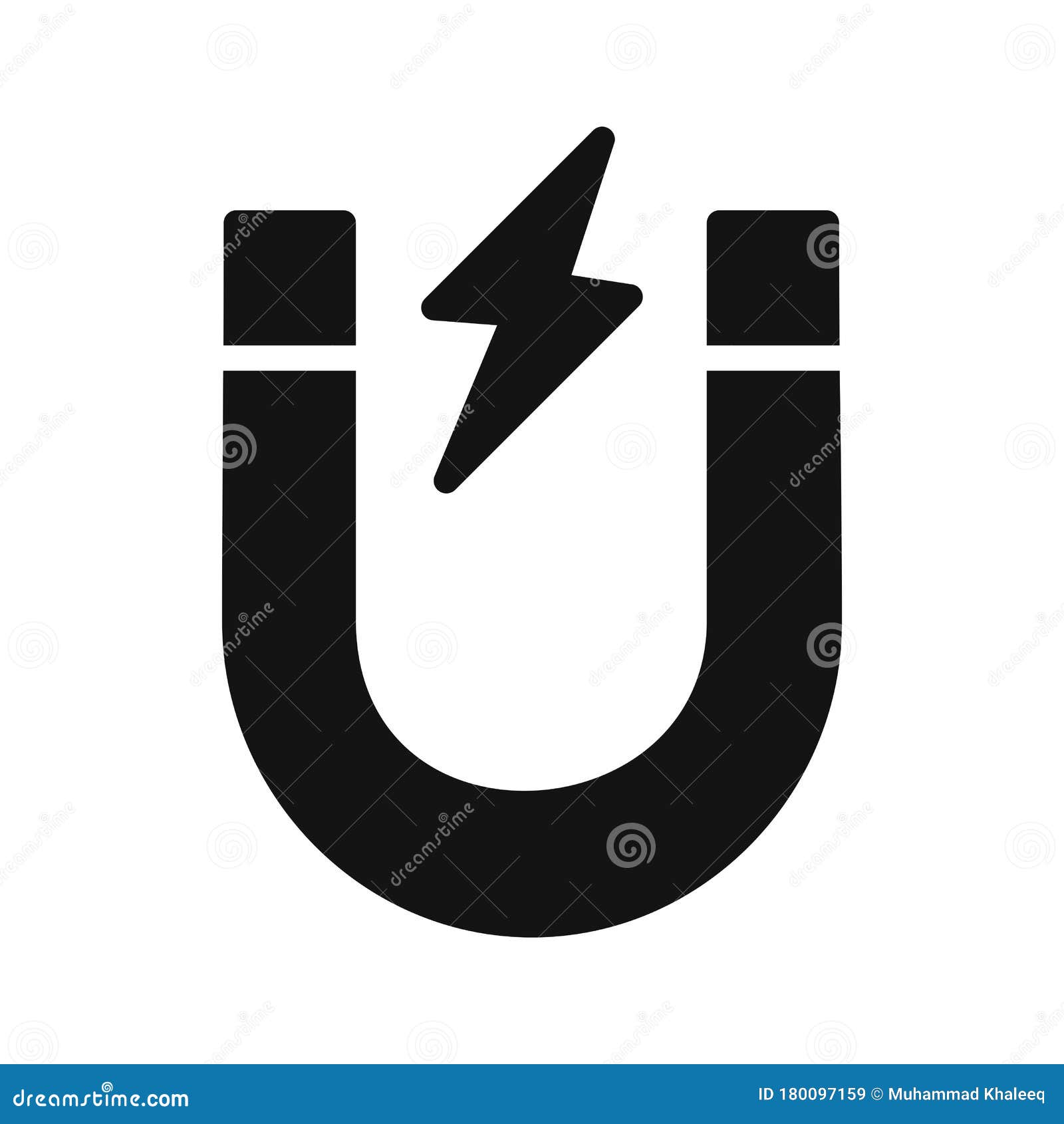 Vector Magnet Icon for Personal and Commercial Use. Stock Illustration ...