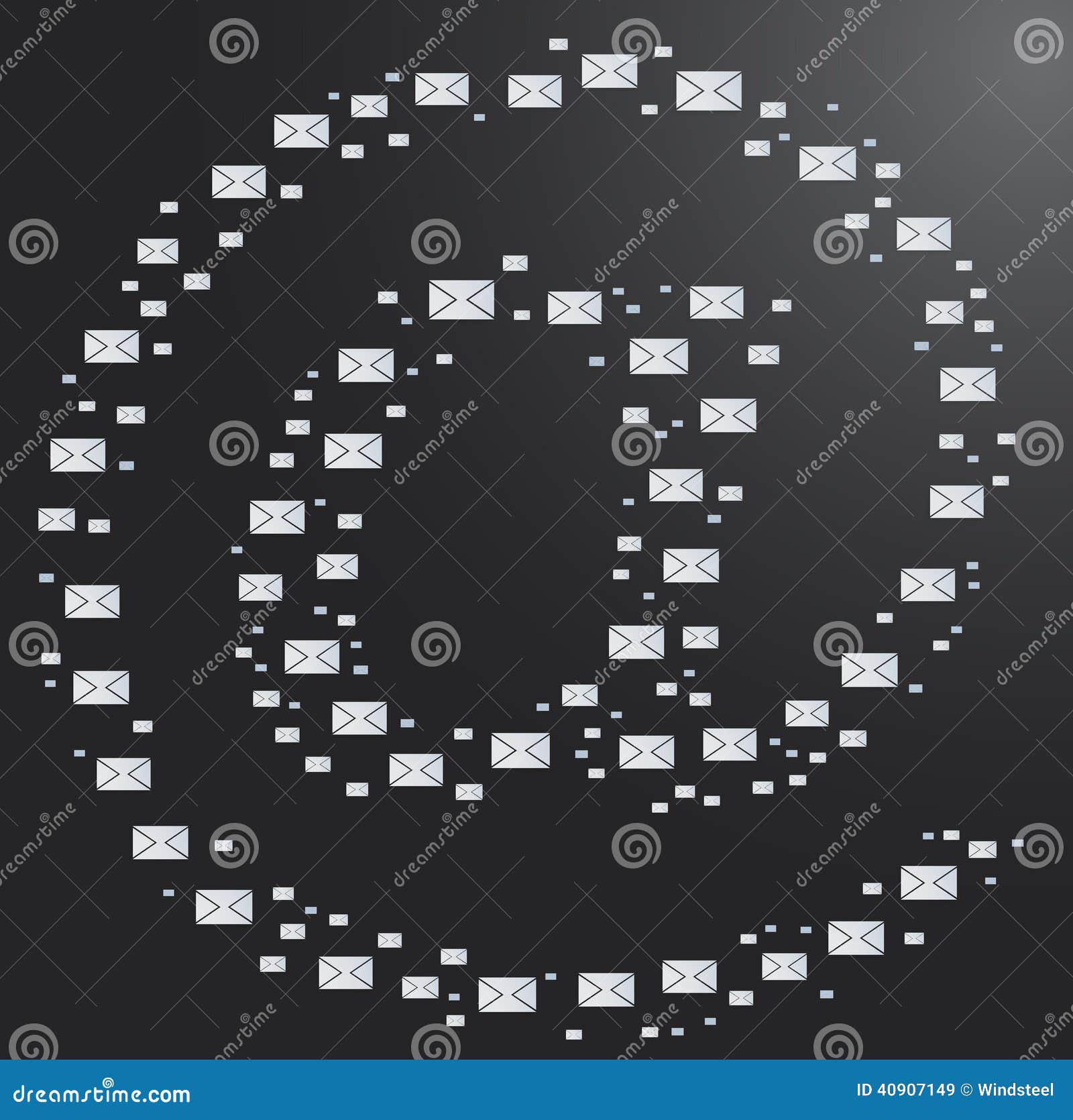 Vector mail web icon stock vector. Illustration of email - 40907149