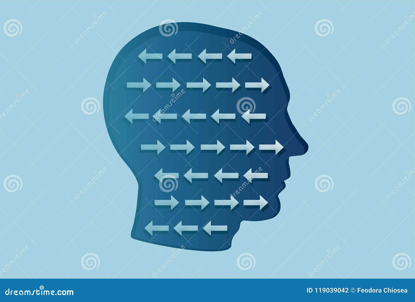 Reasoning Inside Human Mind - Pictured As Word Reasoning Inside A Head ...