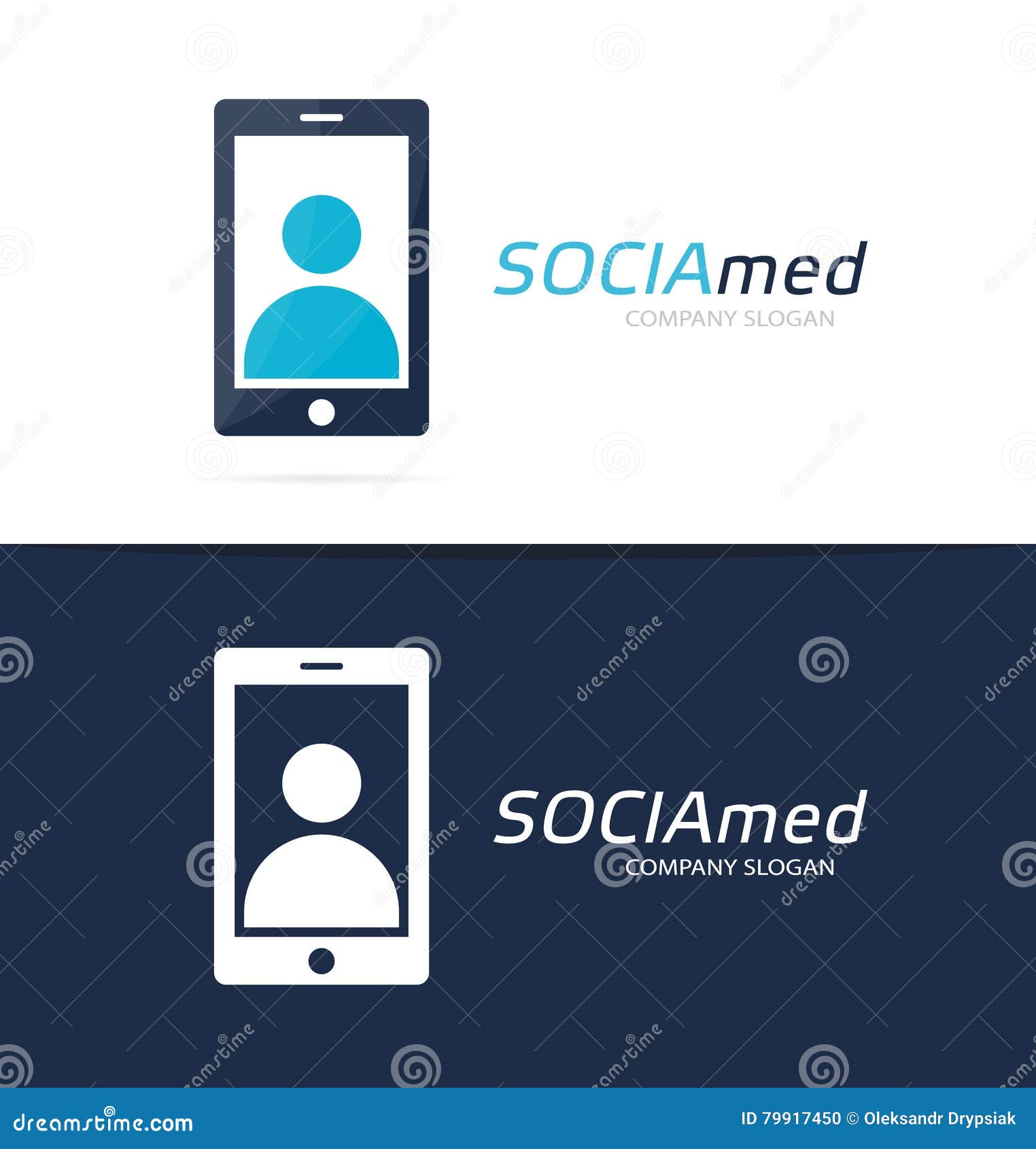 Vector Man and Phone Logo Combination. Human and Mobile Symbol or Icon ...