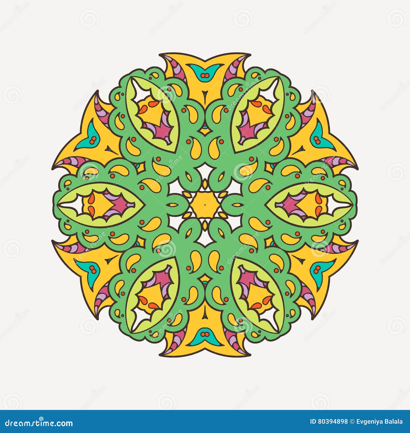 Vector Mandala. Mehndi Lace Tattoo. Oriental Weave with Sharp Corners ...