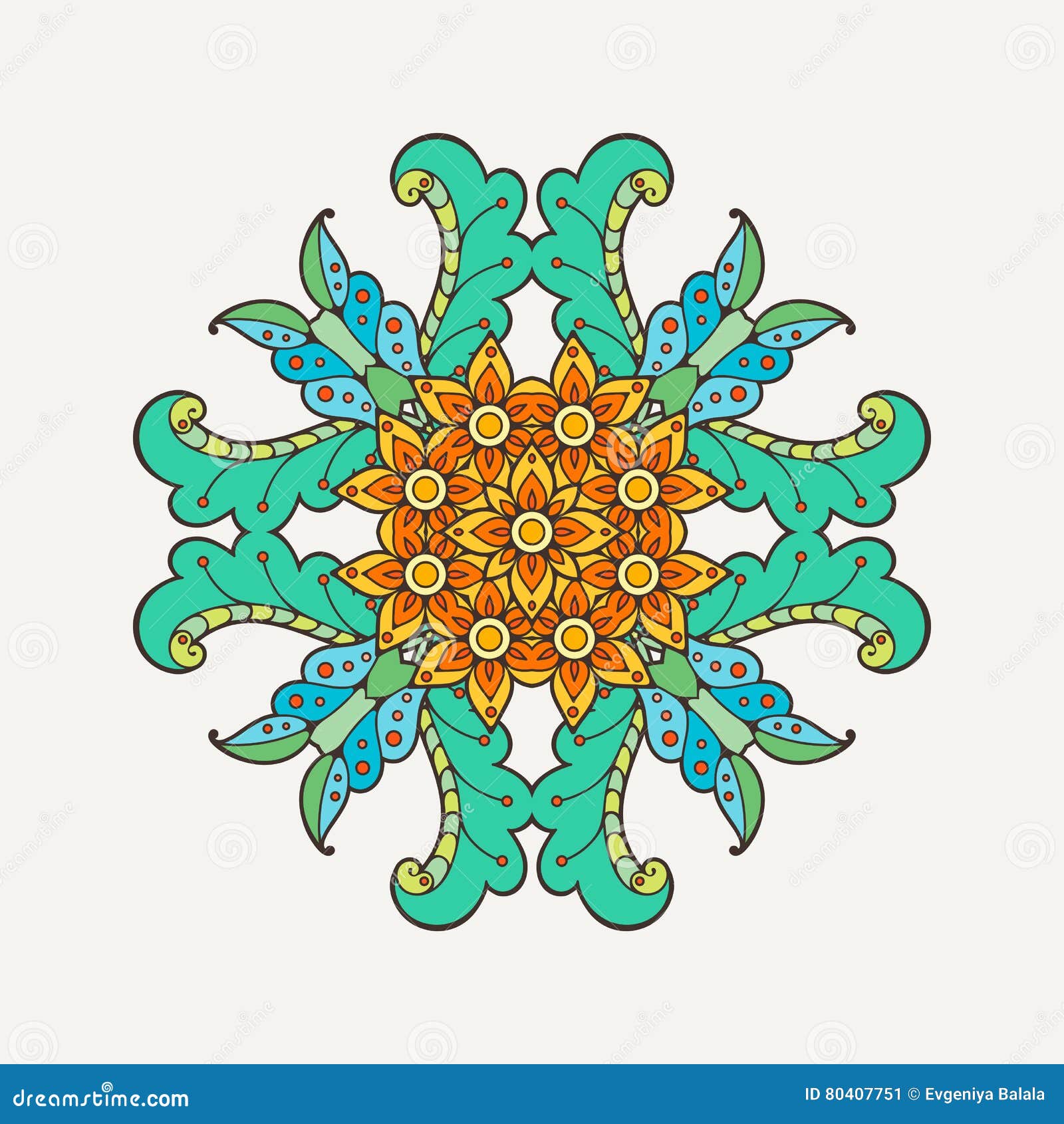 Vector Mandala. Mehndi Lace Tattoo. Oriental Weave with Sharp Corners ...