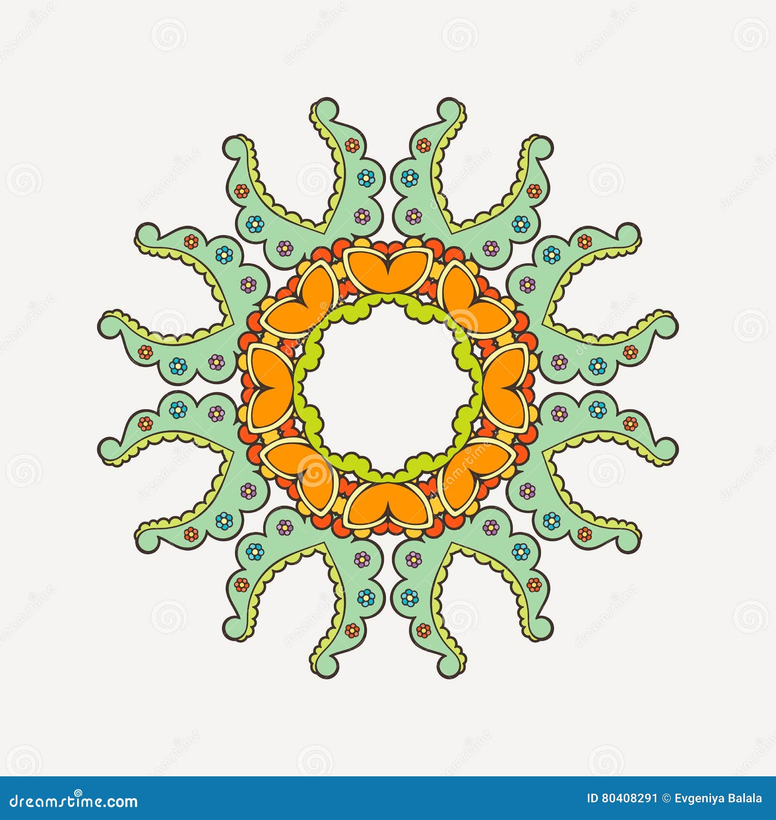Vector Mandala. Mehndi Lace Tattoo. Oriental Weave with Sharp Corners ...