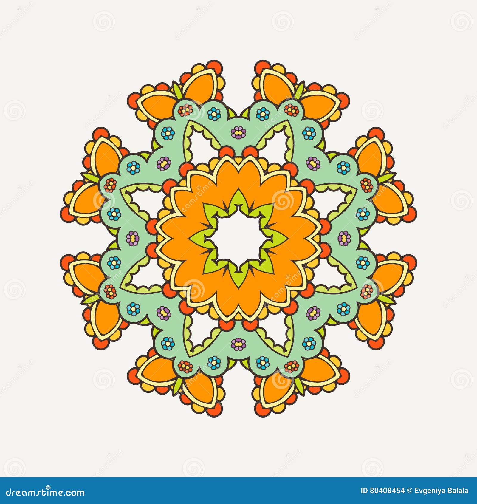 Vector Mandala. Mehndi Lace Tattoo. Oriental Weave with Sharp Corners ...