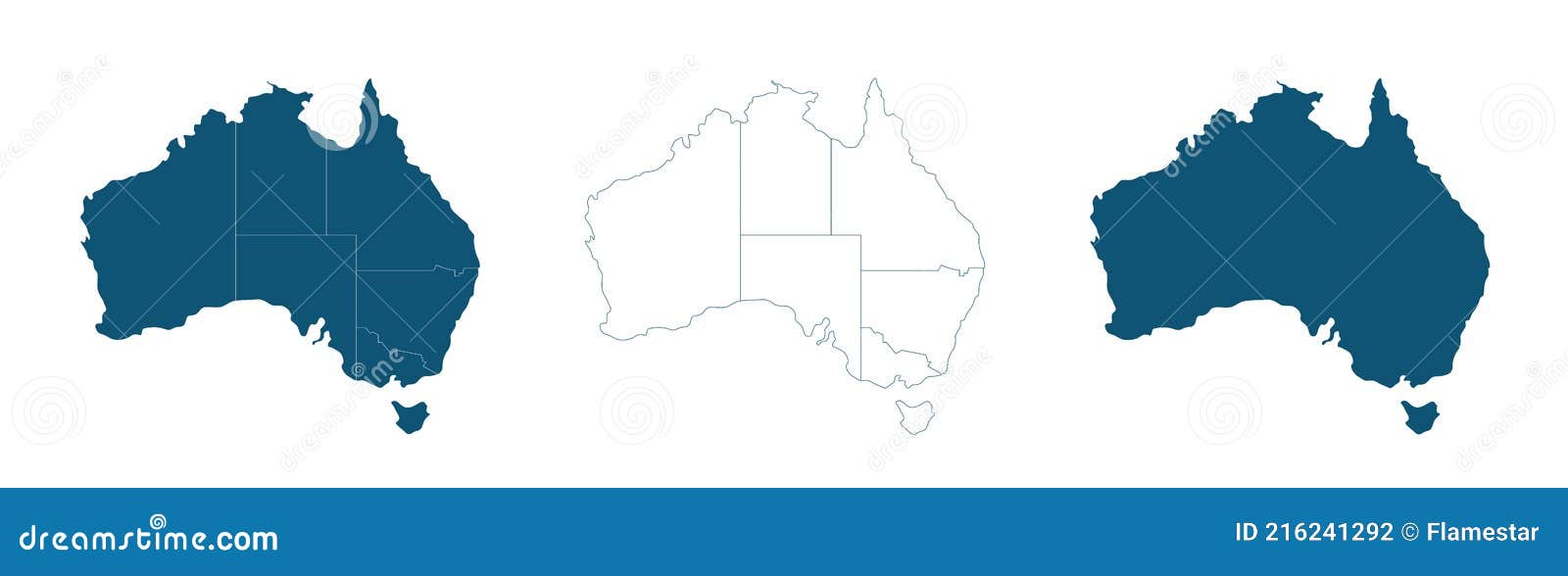 Australia Map With Borders, Cities, Capital Canberra And Administrative ...