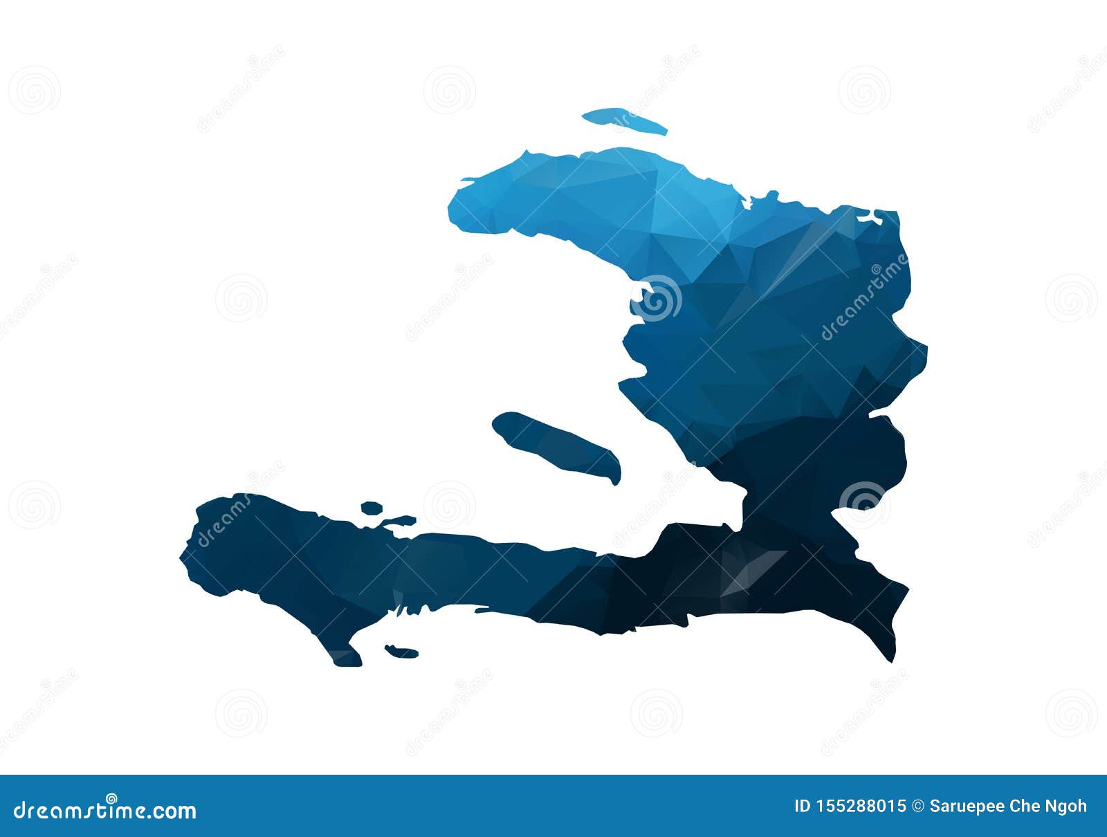 Haiti MAP In Blue, Country Map, Haiti, Border Map, Border Line Of Haiti ...