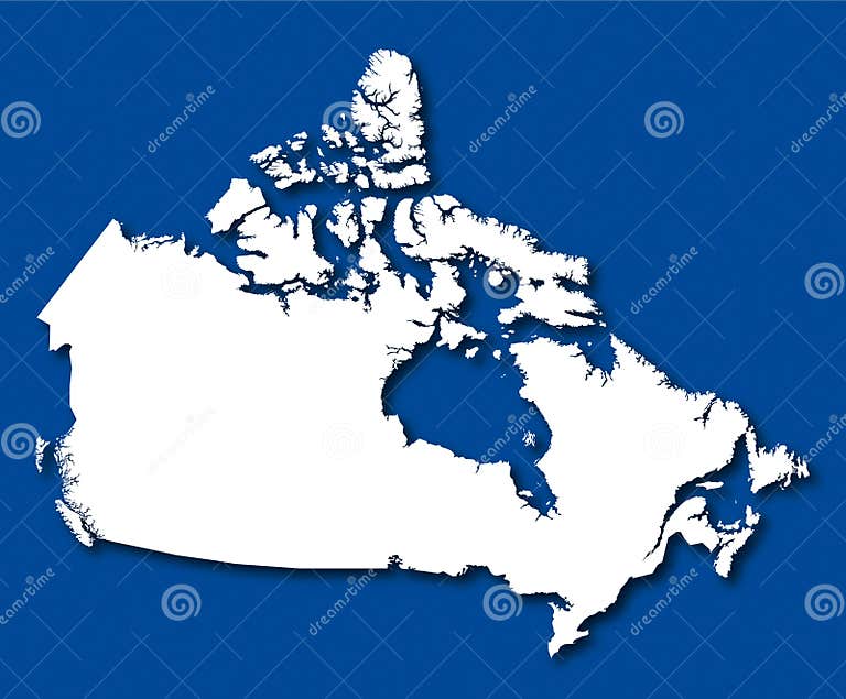 Vector map Canada stock vector. Illustration of geography - 4771060
