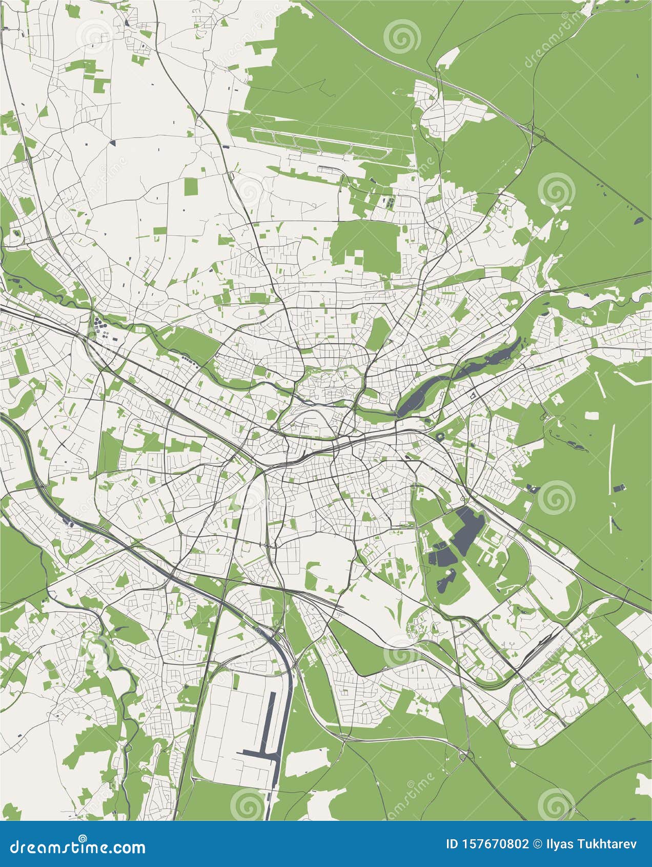 Schwabach City Federal Republic Of Germany, Urban District Middle ...
