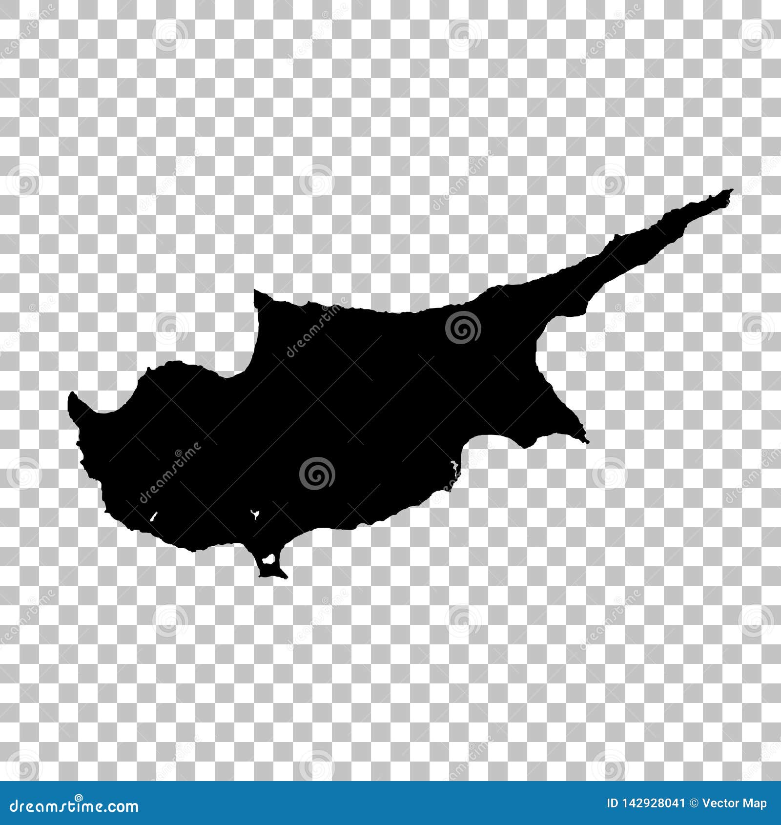 Cyprus Set. Isolated Cyprus Architecture On White Background Vector ...