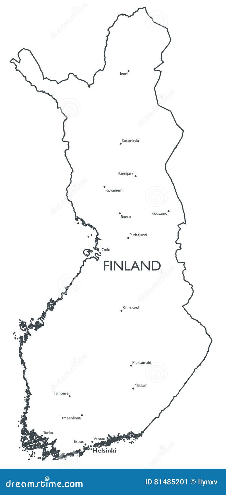 Finland Coloring Page Coloring Pages