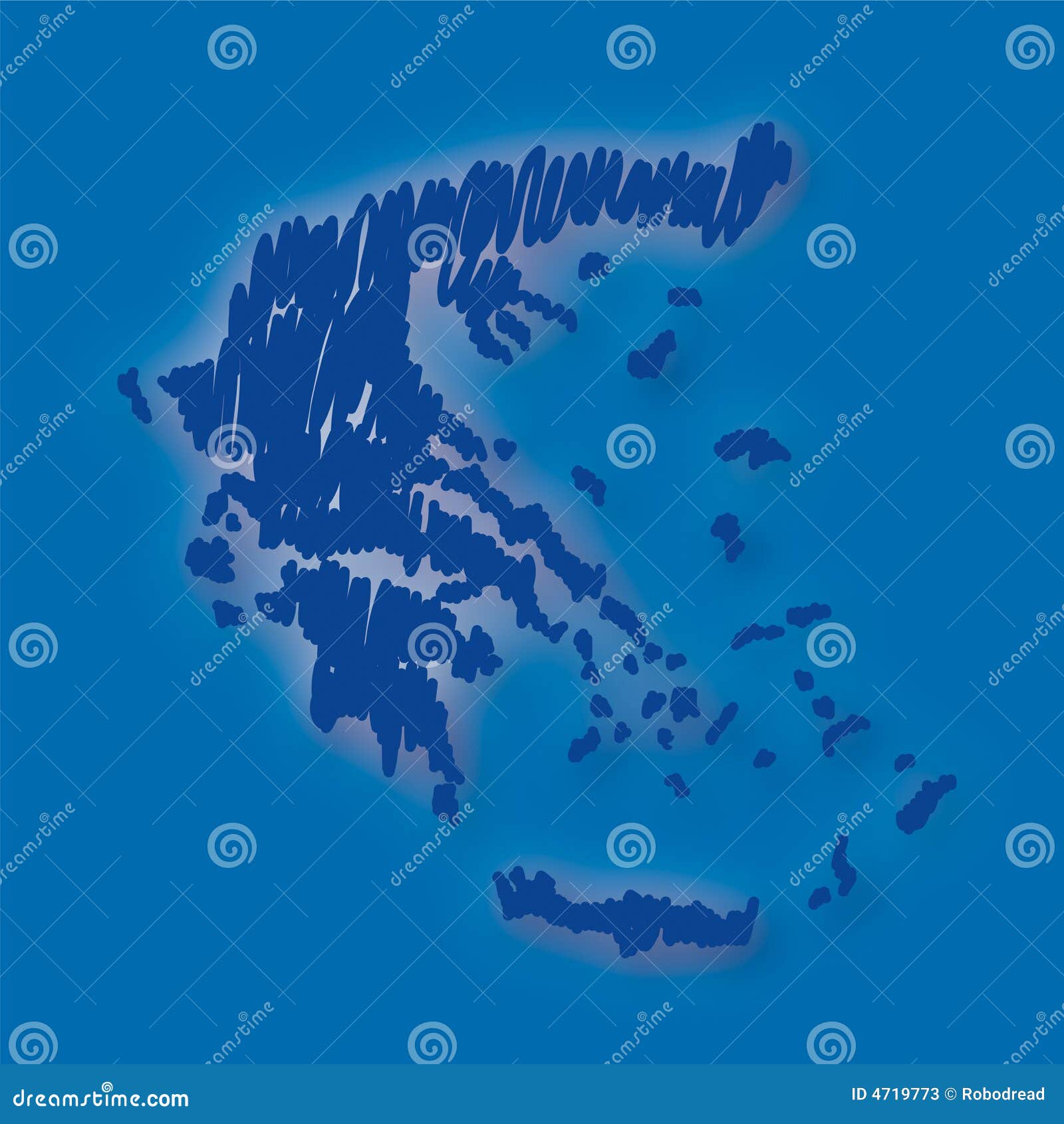 Vector map Greece stock vector. Illustration of scalable - 4719773