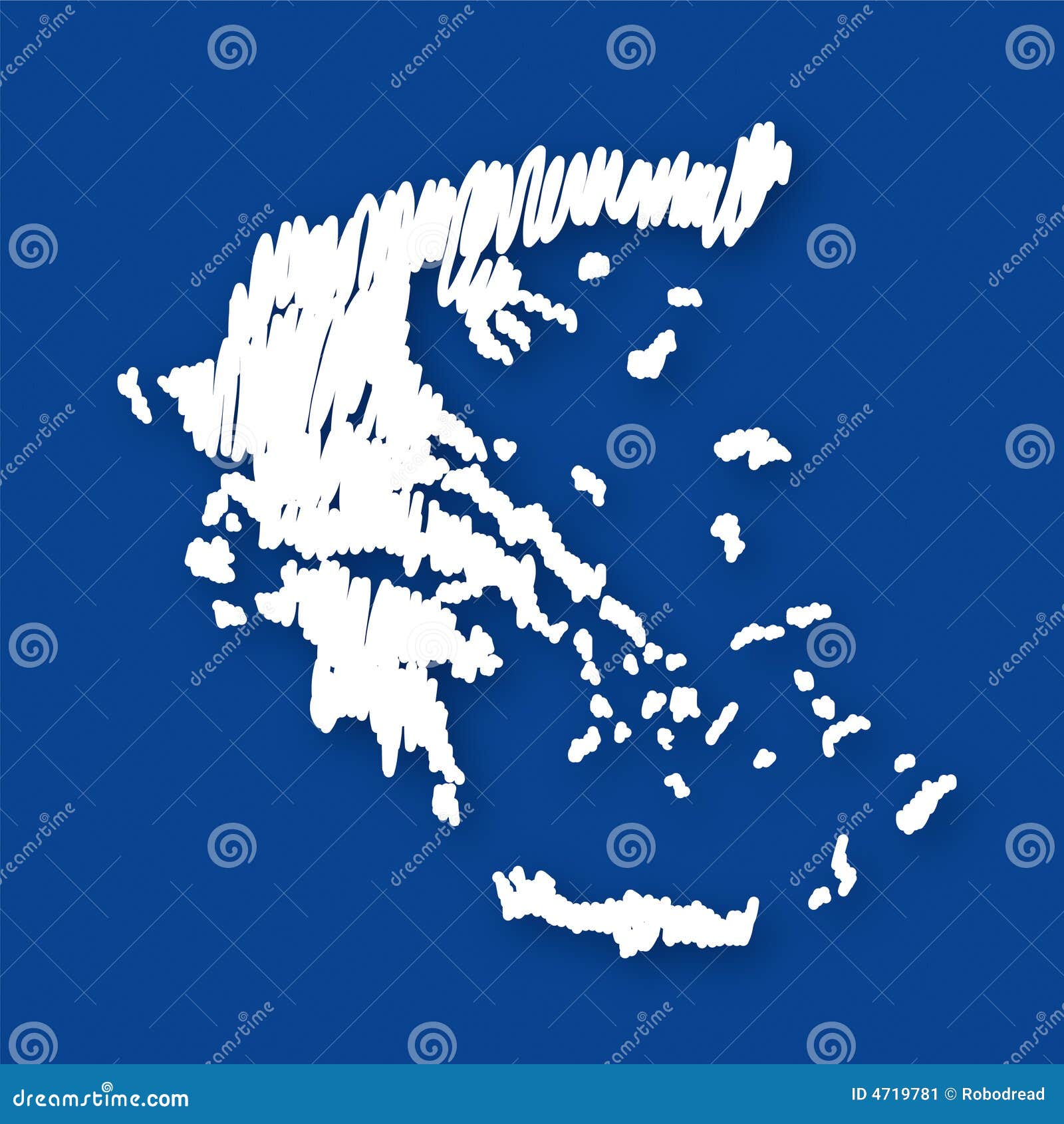 Vector map Greece stock vector. Illustration of scalable - 4719781