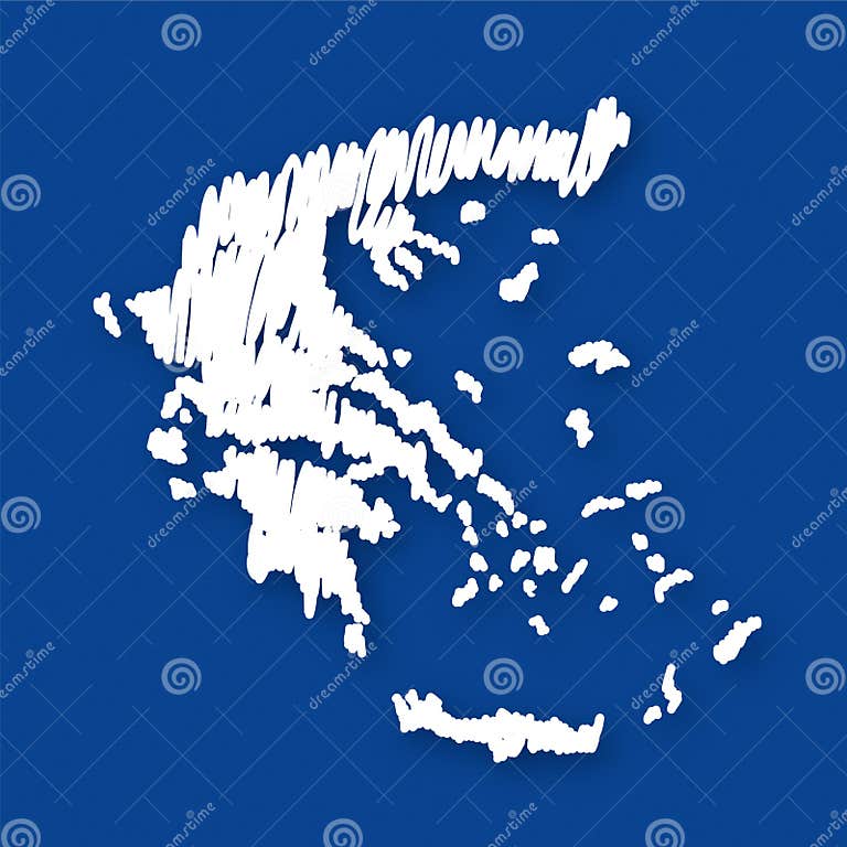 Vector map Greece stock vector. Illustration of scalable - 4719781