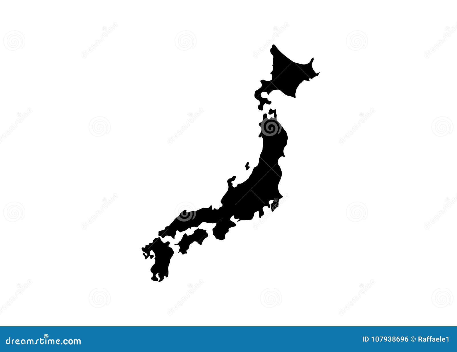 Japan Map. State And District Map Of Japan. Political Map Of Japan With ...