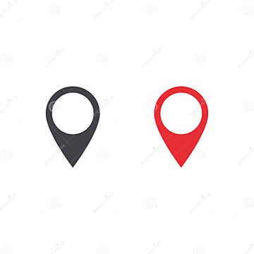 Vector Map Location Icon. Map Location Shape. Location Tag. Element for ...