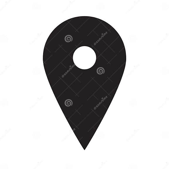 Vector Map Marker Icon that Points Location. Web Element Design Stock Vector - Illustration of ...