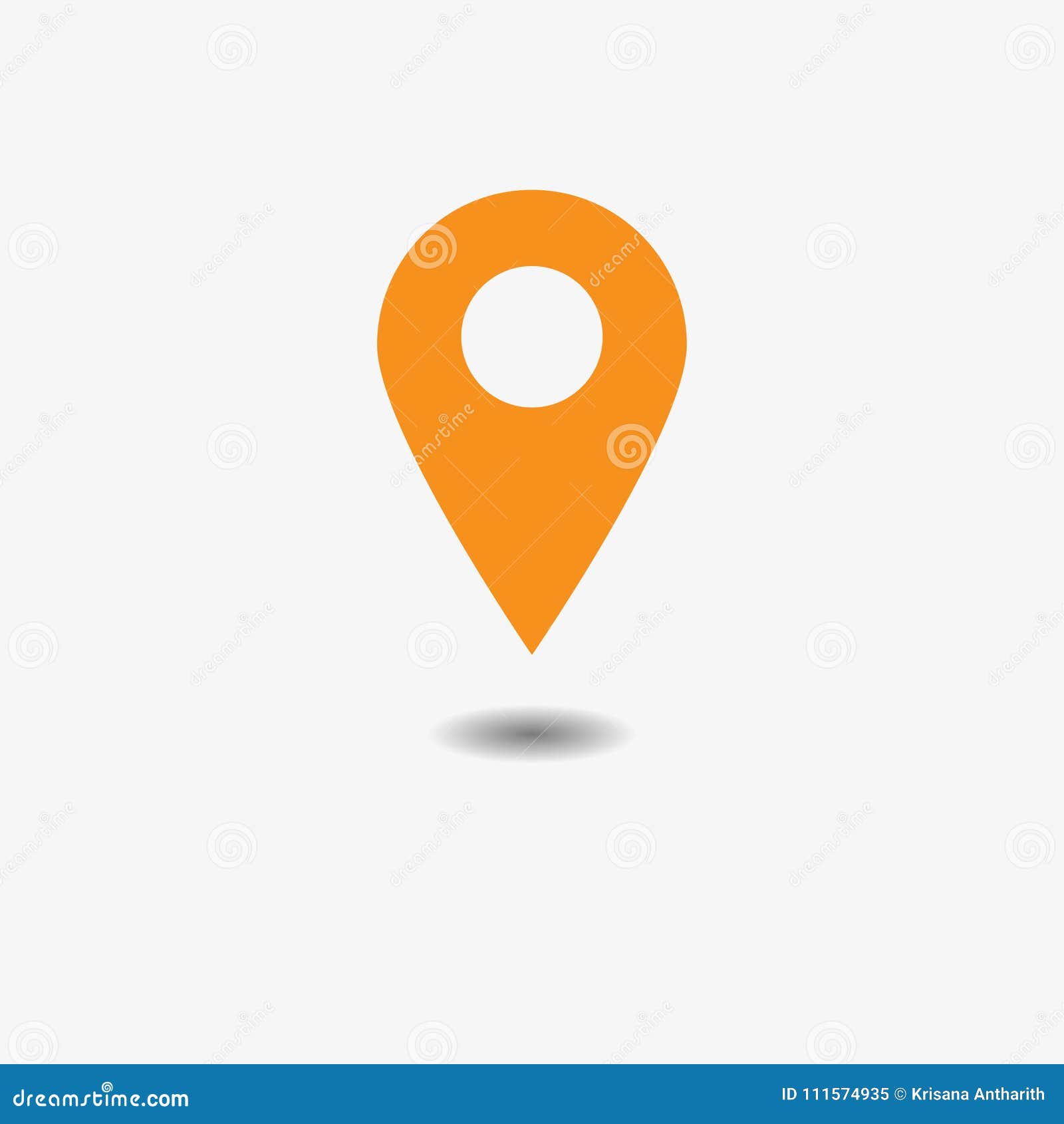 Vector of Map Pointer Icon. GPS Location Symbol Stock Illustration ... Vector of Map Pointer Icon. GPS Location Symbol Stock Illustration ...