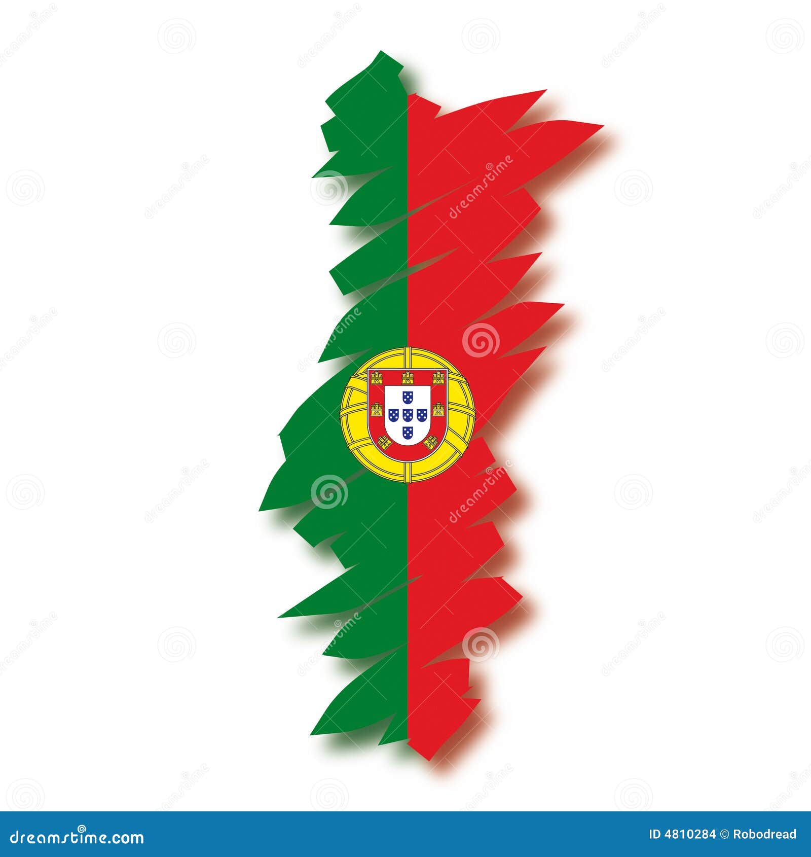 Vector map Portugal stock vector. Illustration of sketch - 4810284