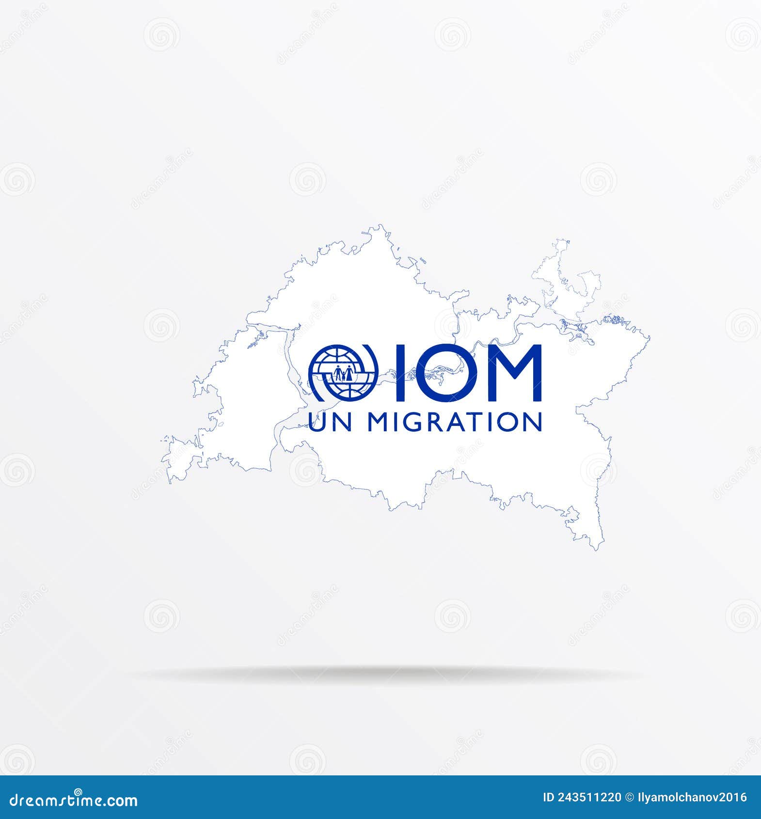 Vector Map Republic of Tatarstan Combined with International ...