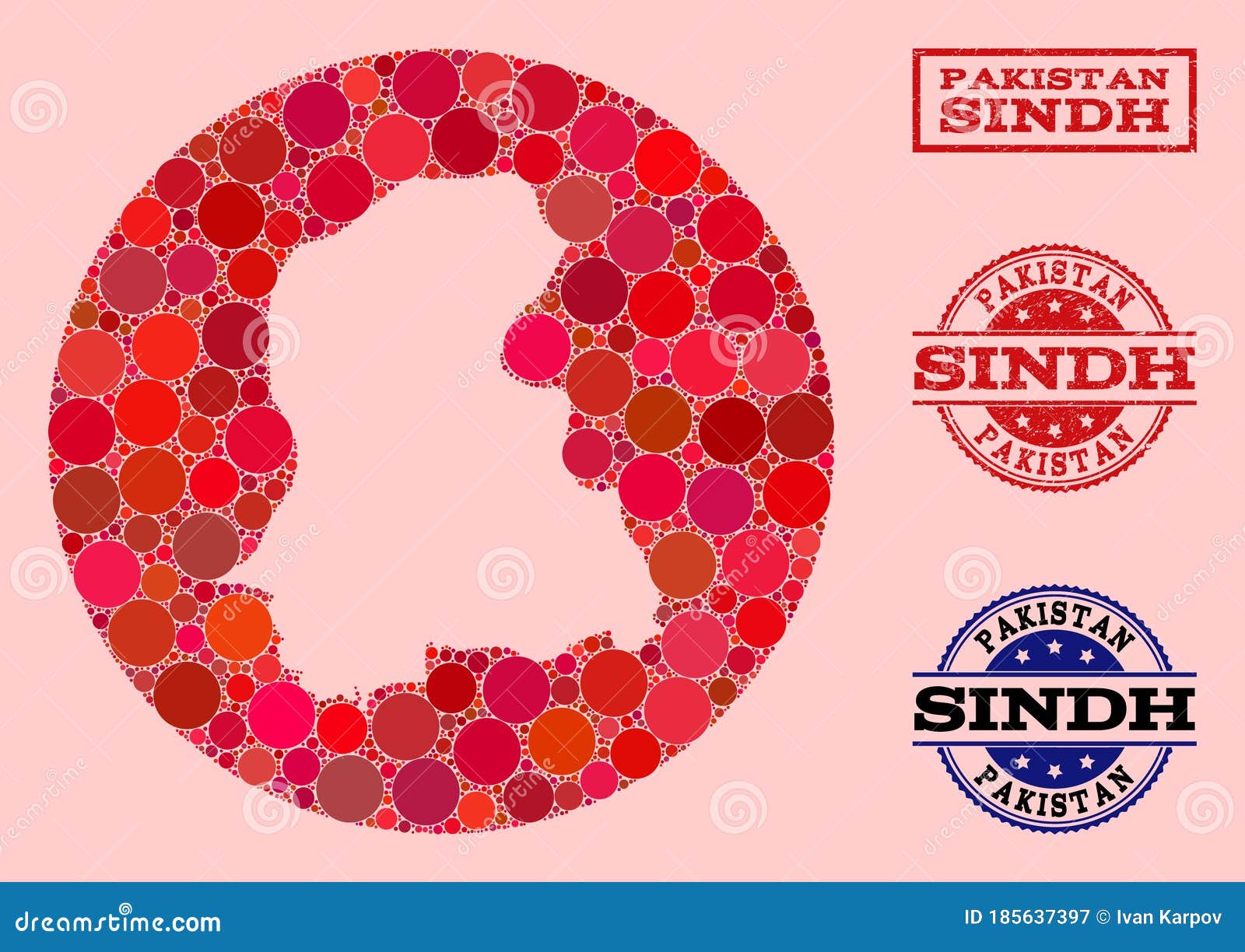 Sindh Map. Political Map Of Sindh. Sindh Map Of Pakistan With White ...