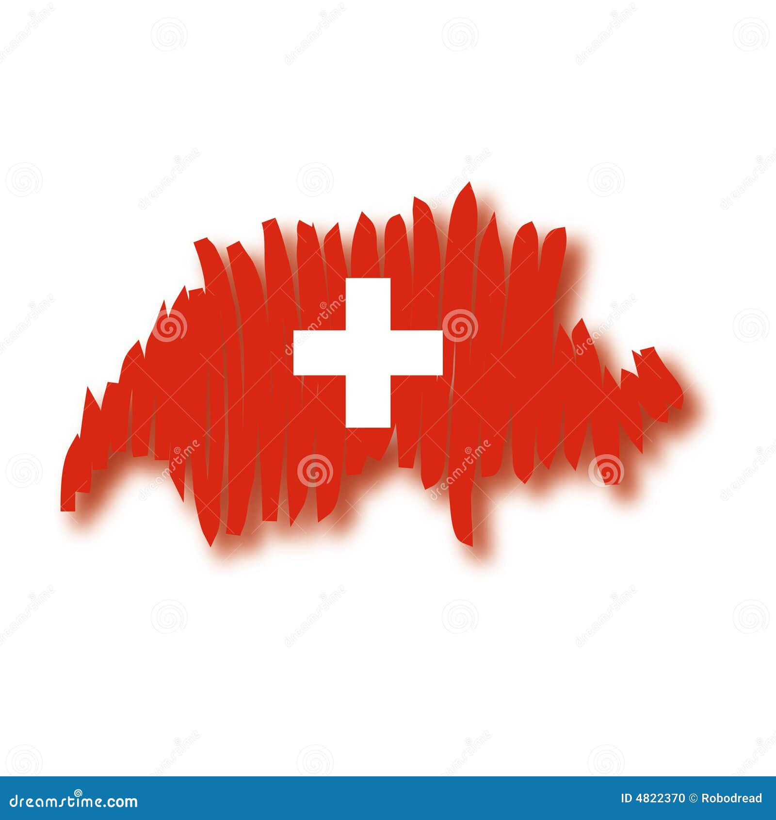 Vector map Switzerland stock vector. Illustration of tint - 4822370