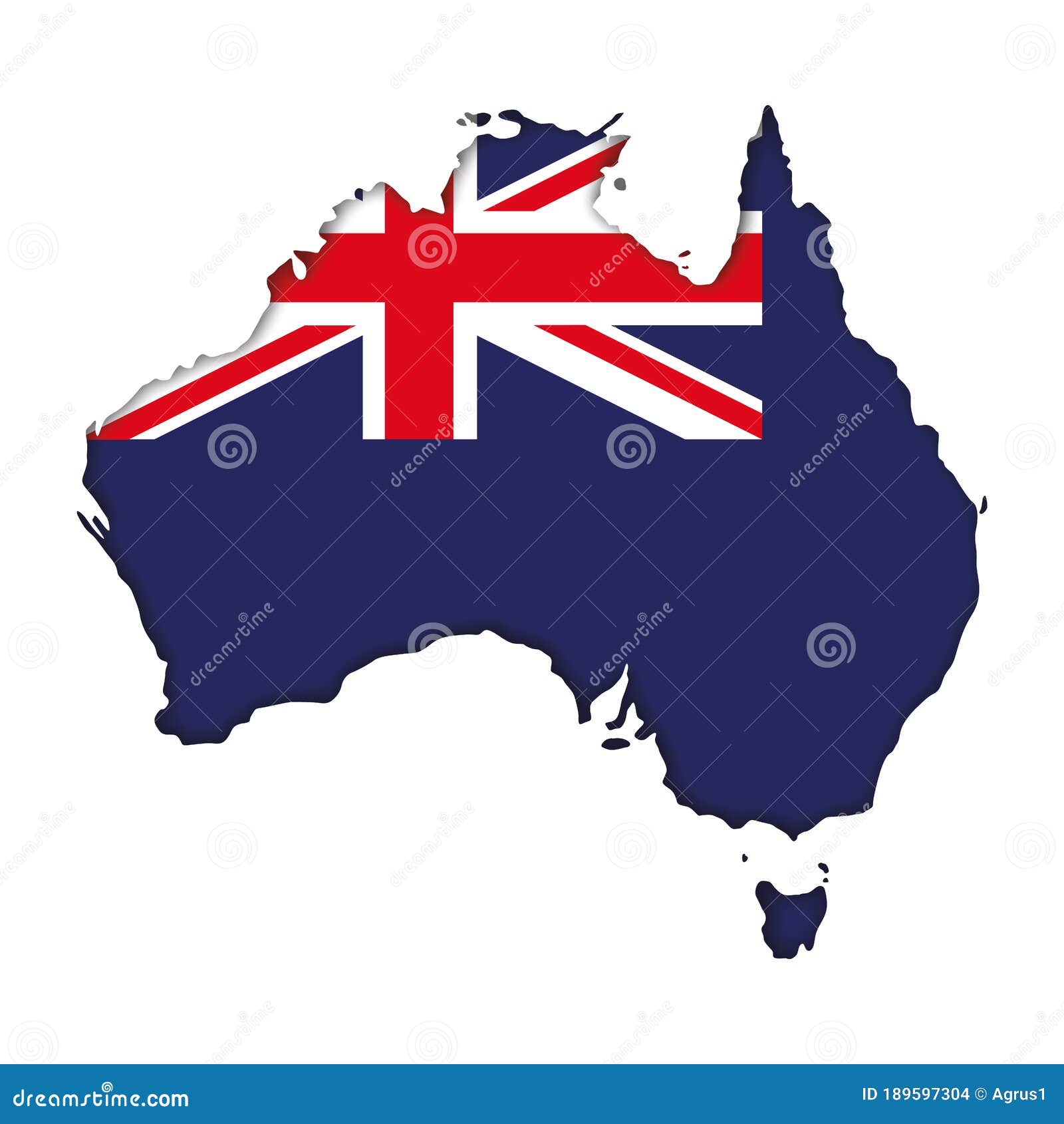 Vector Maps of Australia on Transparent Background Stock Vector ...