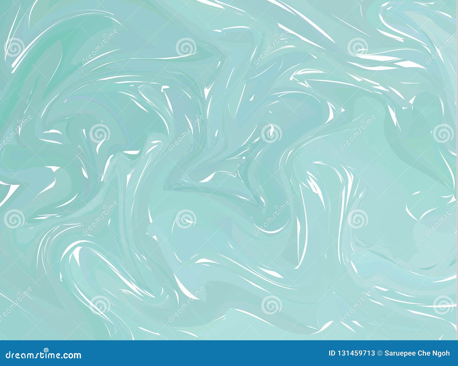 Vector Marbled Blue Wave Abstract Background. Blue Liquid Pattern ...
