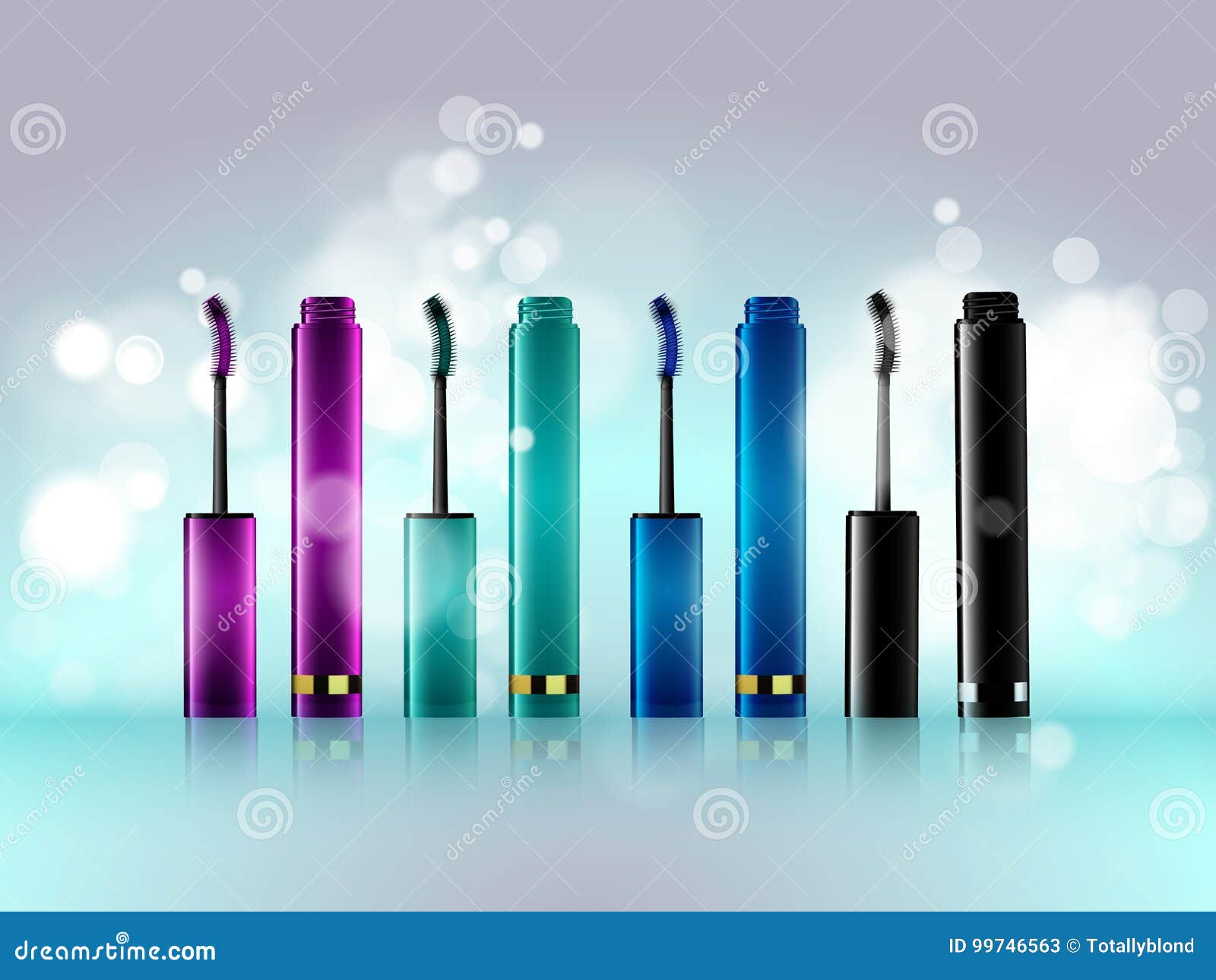 Vector Mascara Package Design Stock Vector - Illustration of poster ...