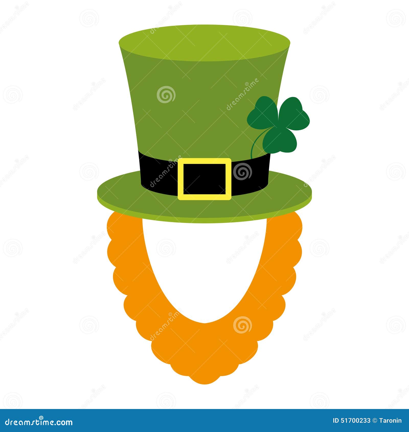 Vector mask. St. Patrick. stock vector. Illustration of decoration ...
