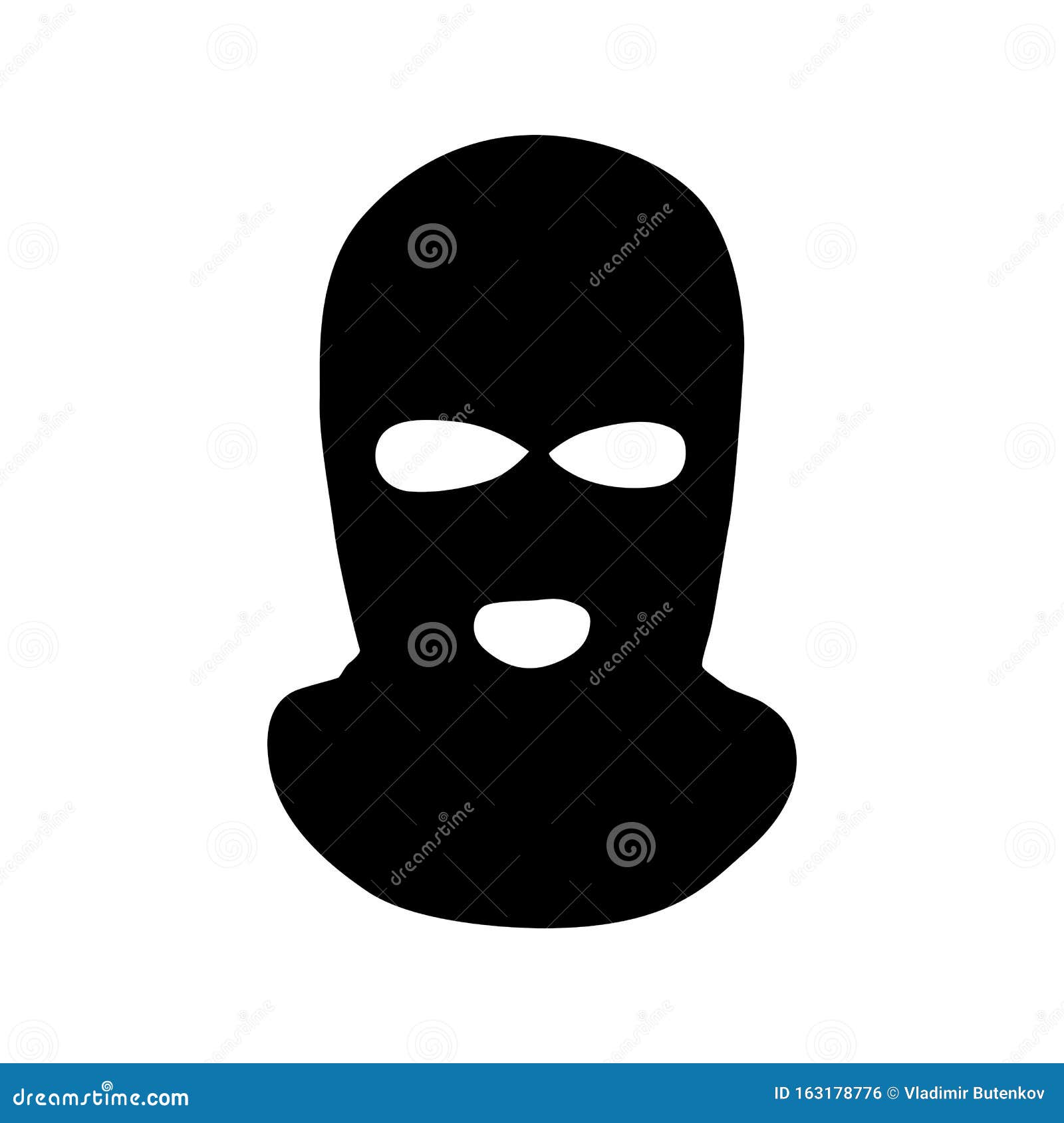 Mafia Bandits Or Criminal Male Character Wearing Hoodie Holding ...