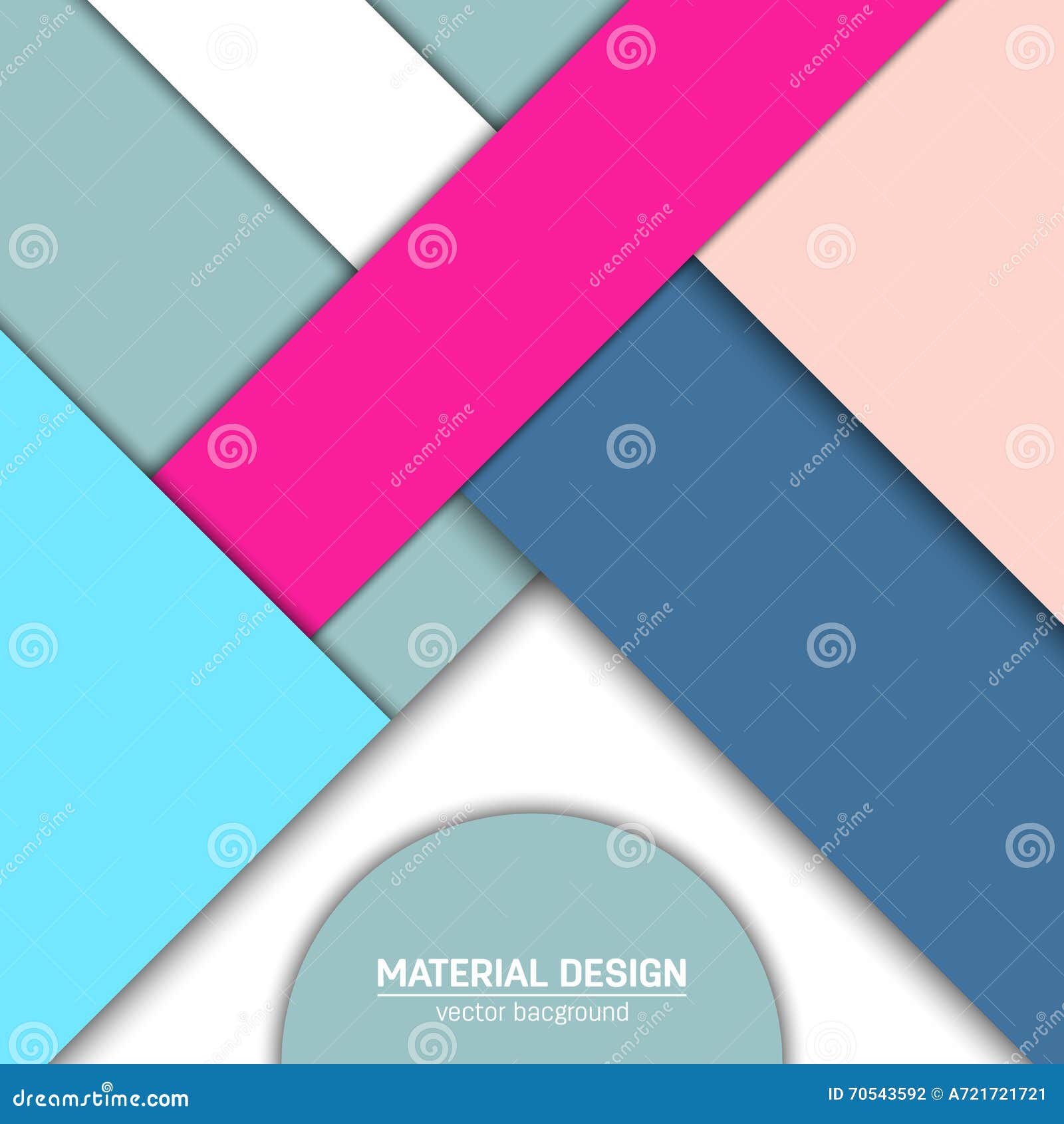 Vector Material Design Background. Abstract Creative Concept Layout ...