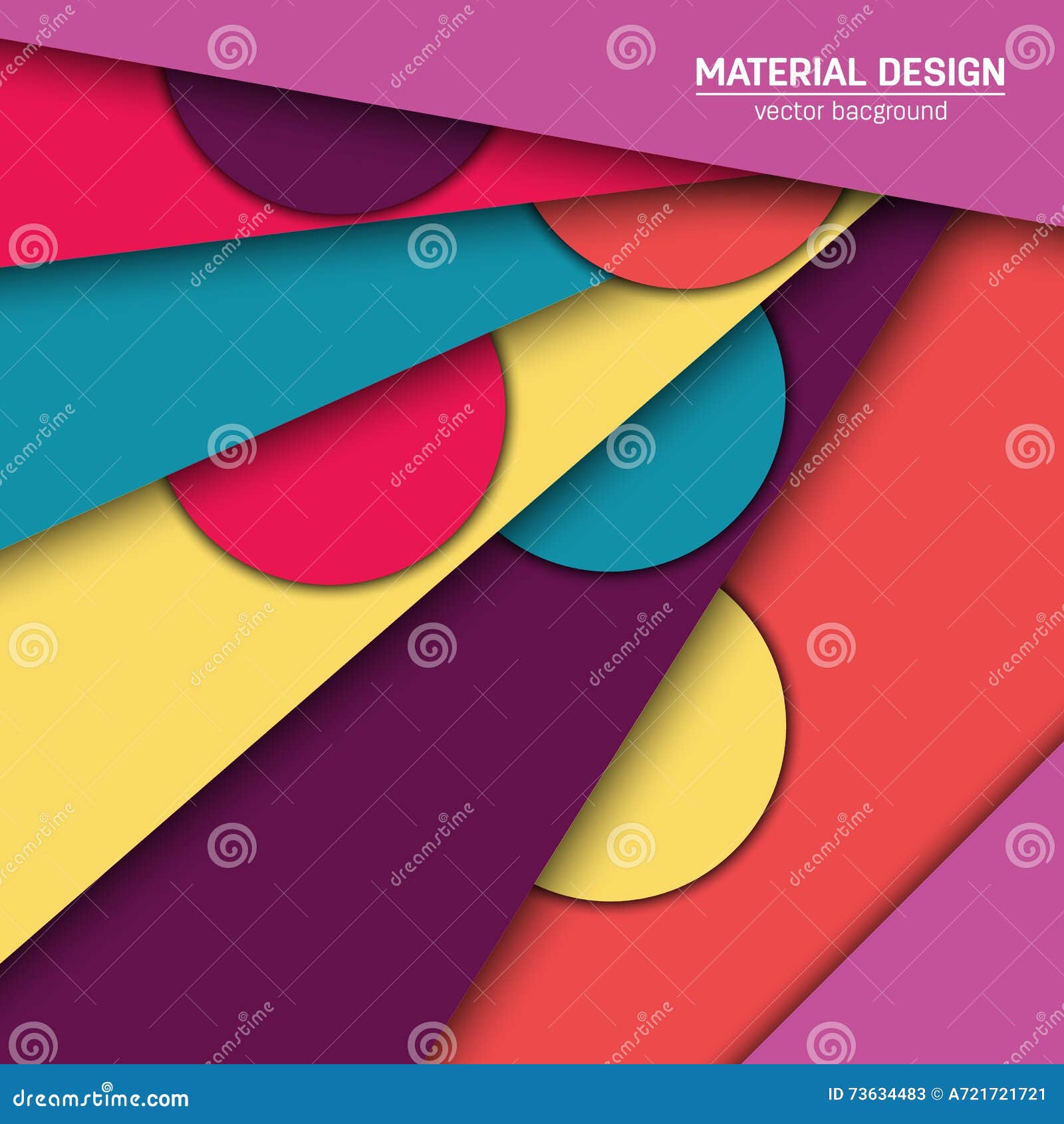 Vector Material Design Background. Abstract Creative Concept Layout Template Stock Vector ...