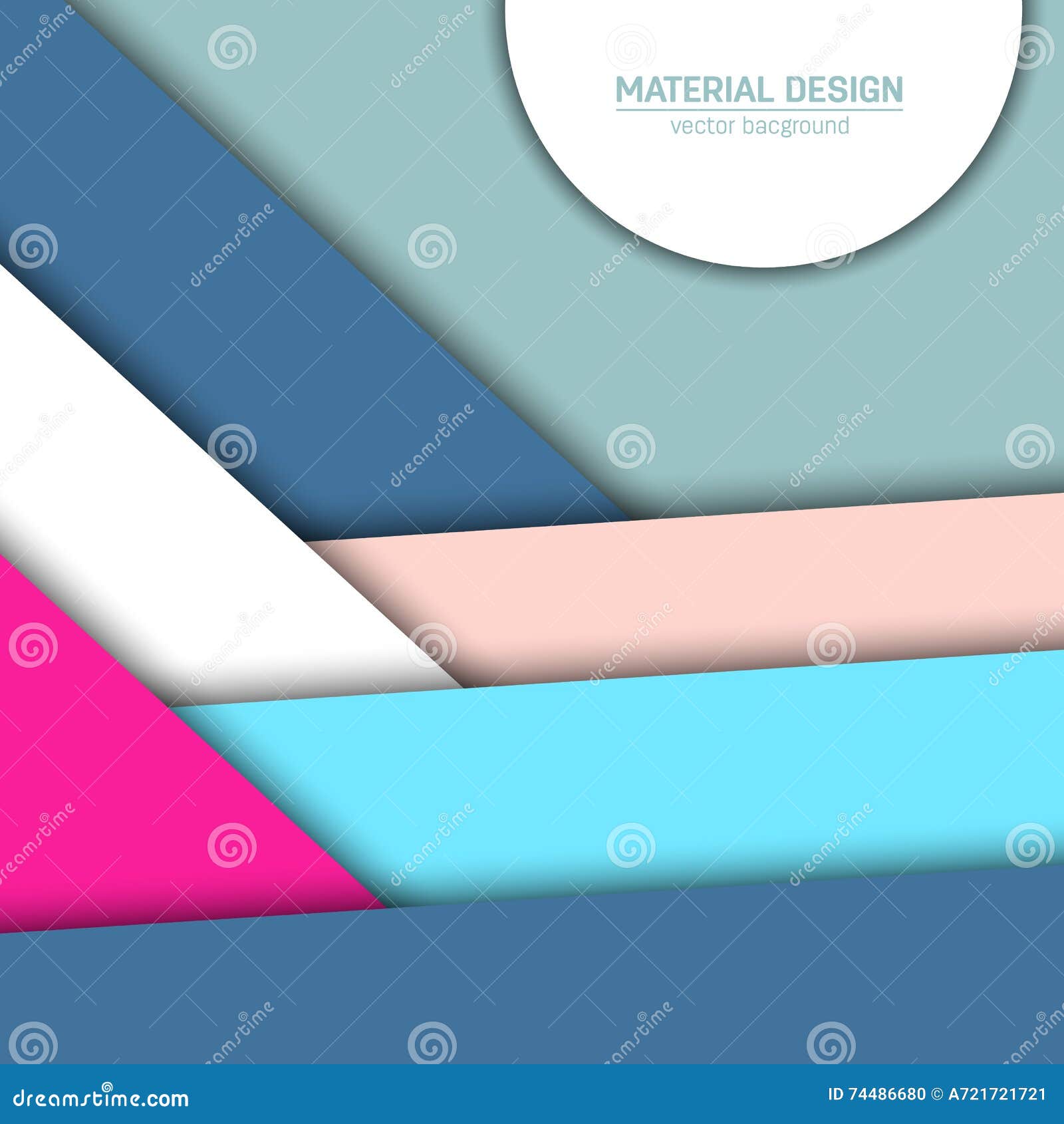 Vector Material Design Background. Abstract Creative Concept Layout ...
