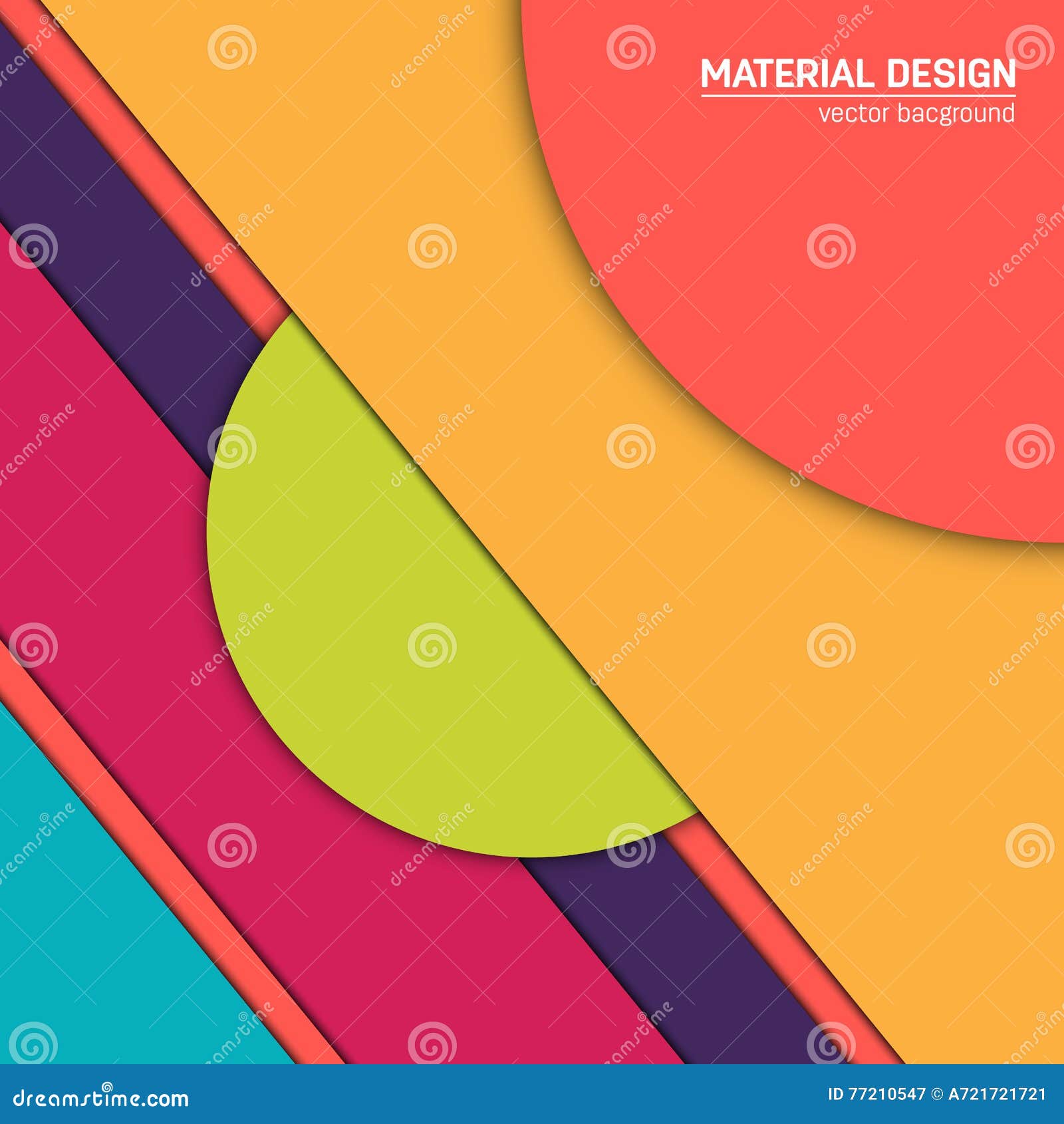 Vector Material Design Background. Abstract Creative Concept Layout ...