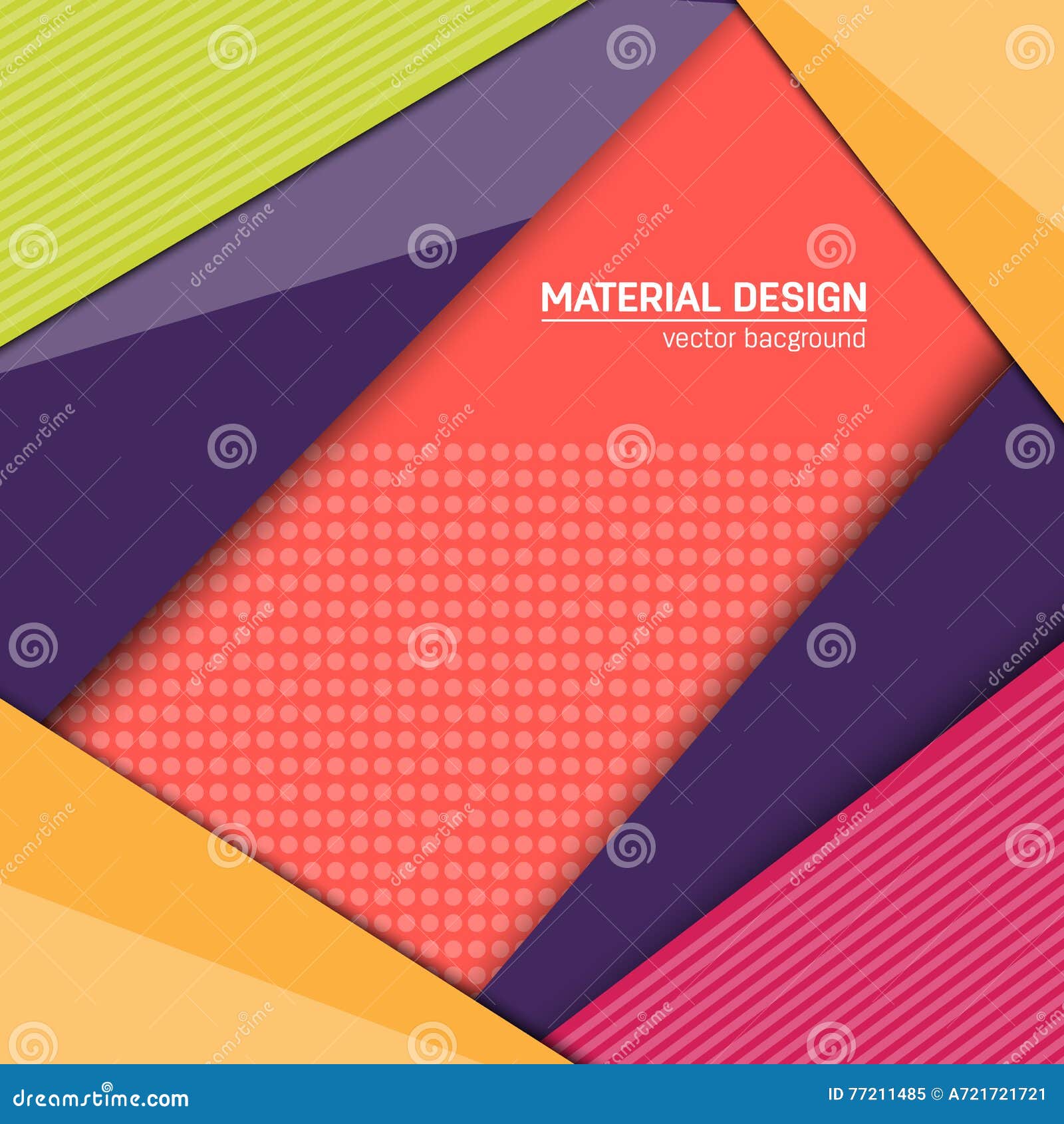 Vector Material Design Background. Abstract Creative Concept Layout ...