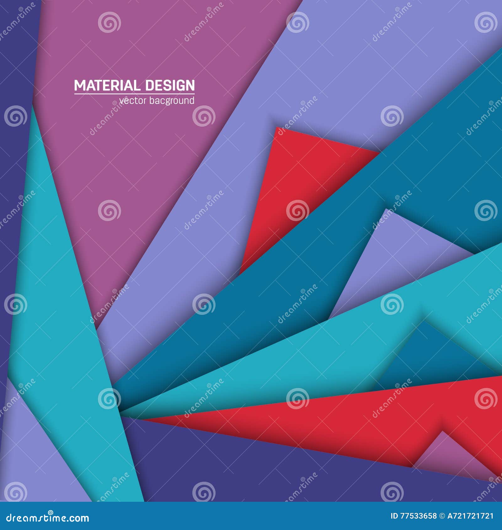 Vector Material Design Background. Abstract Creative Concept Layout ...