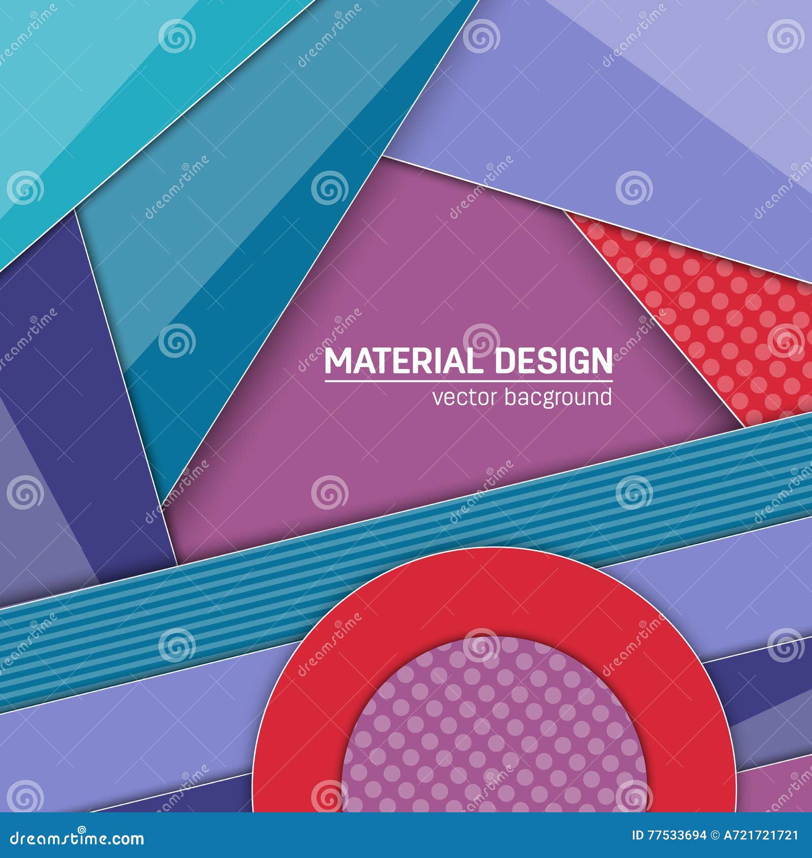 Vector Material Design Background. Abstract Creative Concept Layout ...