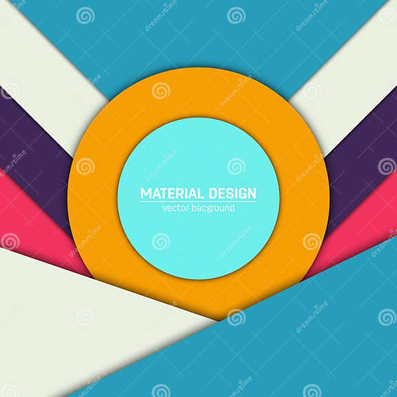 Vector Material Design Background. Abstract Creative Concept Layout ...