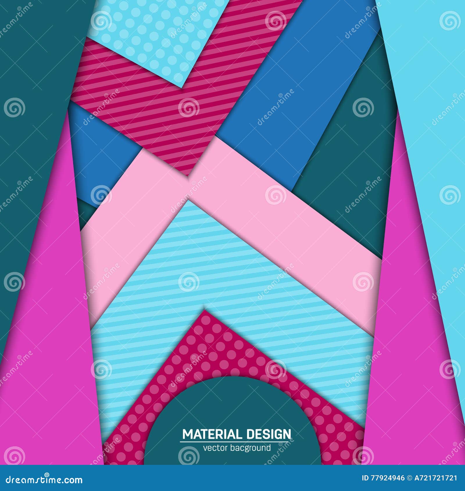 Vector Material Design Background. Abstract Creative Concept Layout ...
