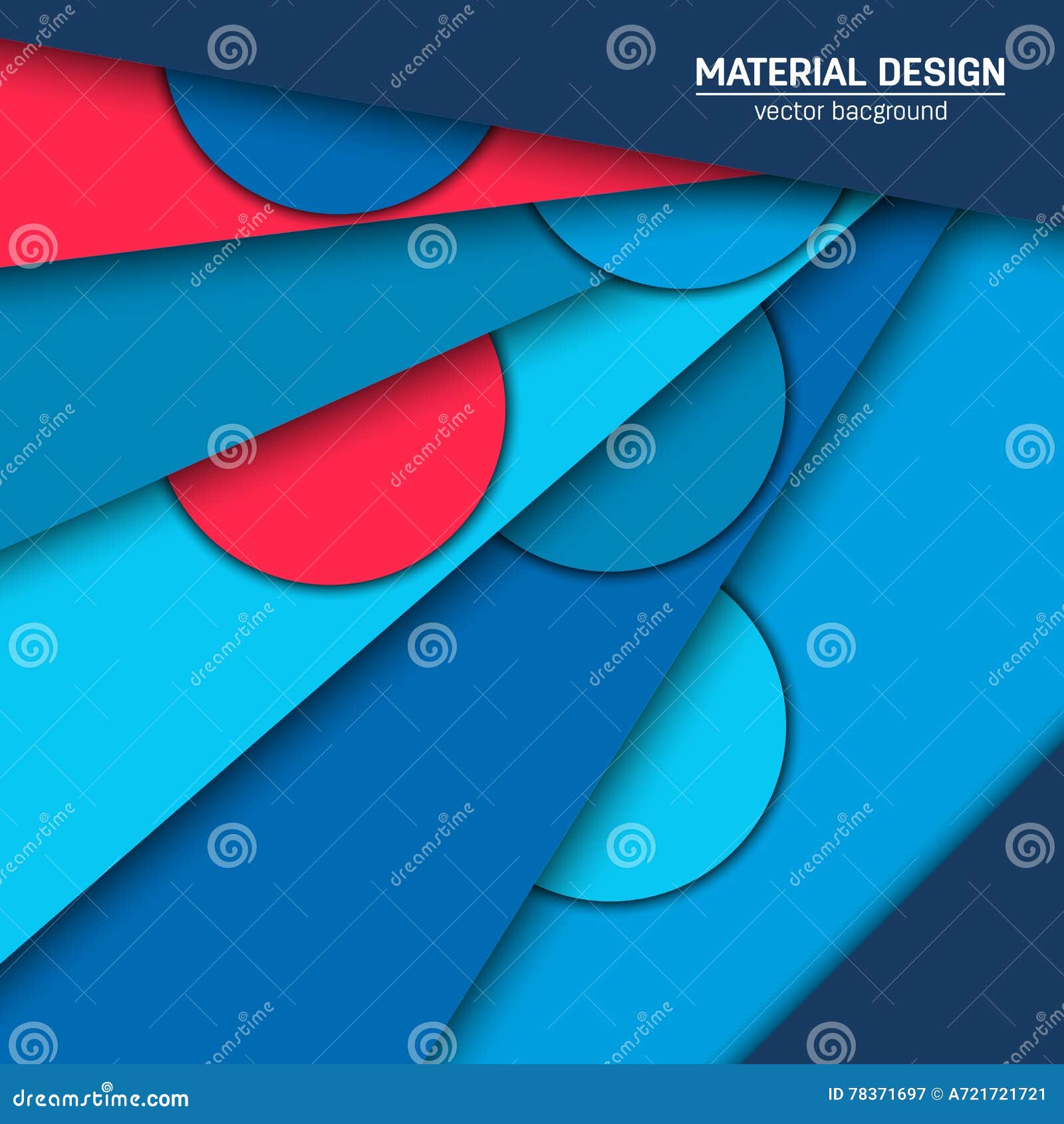 Vector Material Design Background. Abstract Creative Concept Layout ...