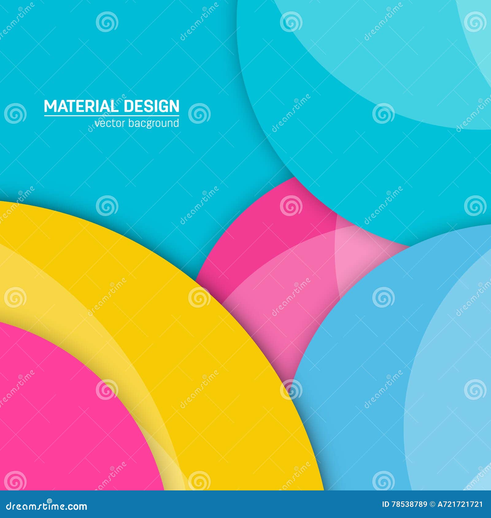 Vector Material Design Background. Abstract Creative Concept Layout ...