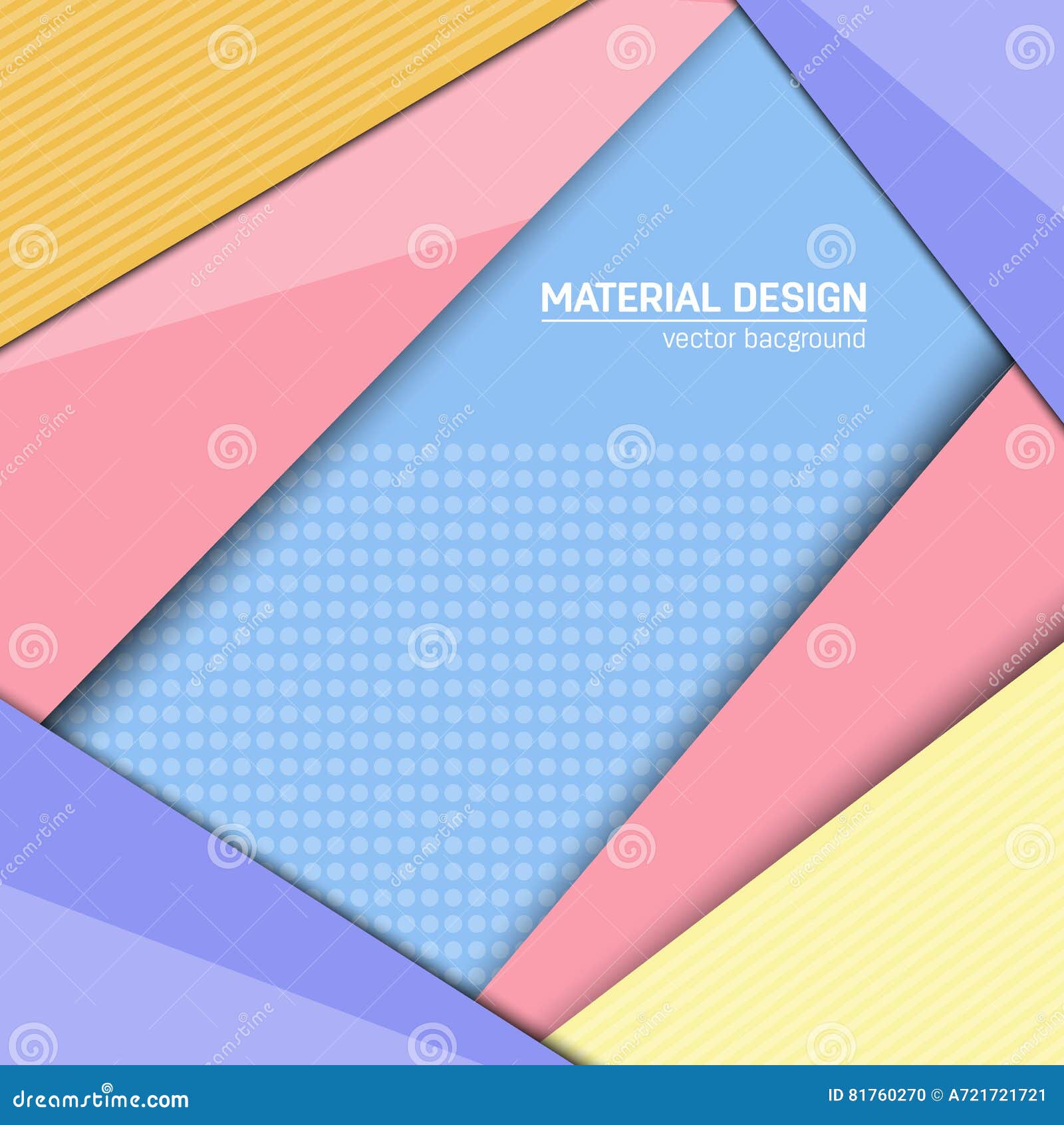 Vector Material Design Background. Abstract Creative Concept Layout ...