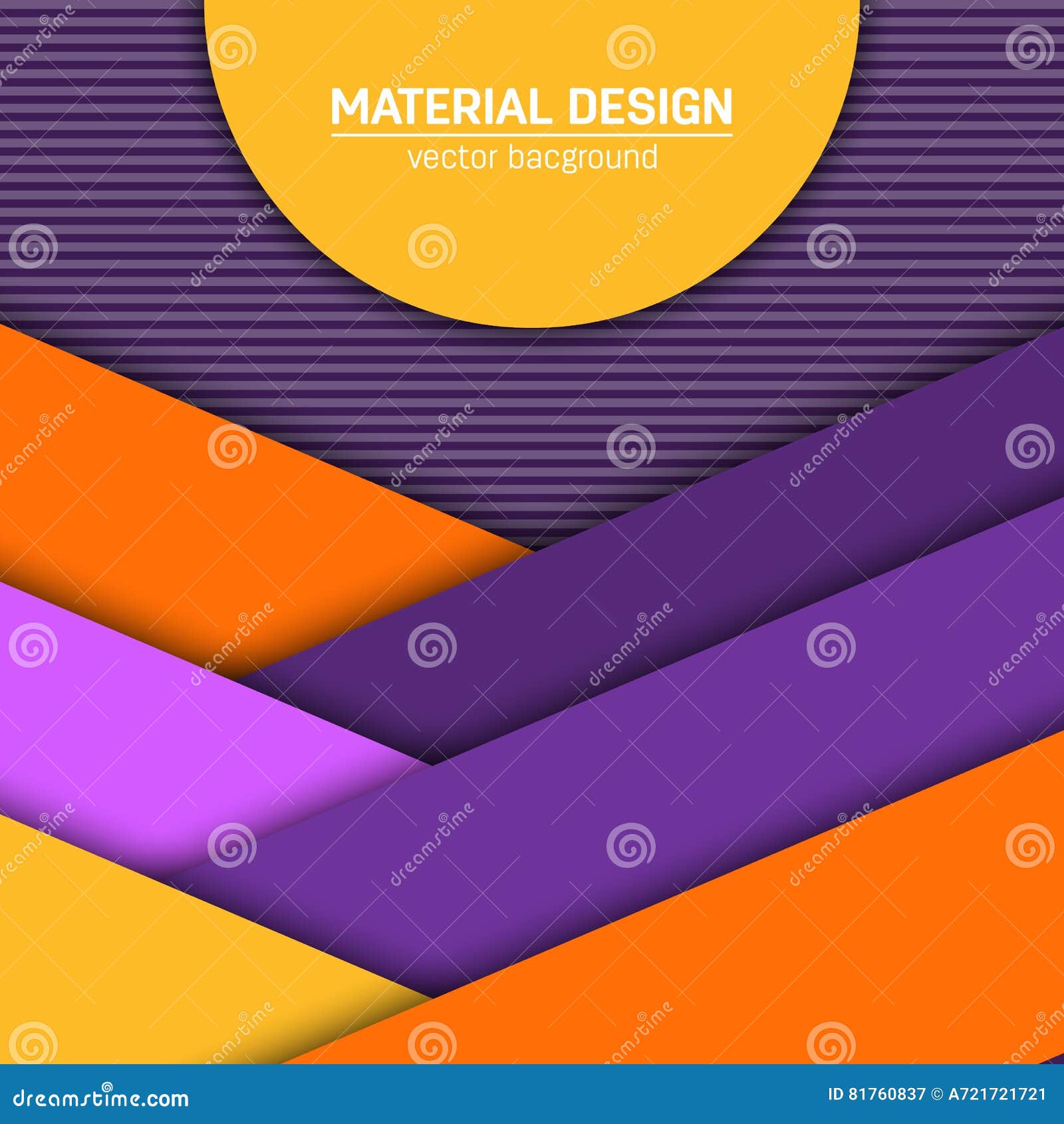 Vector Material Design Background. Abstract Creative Concept Layout ...