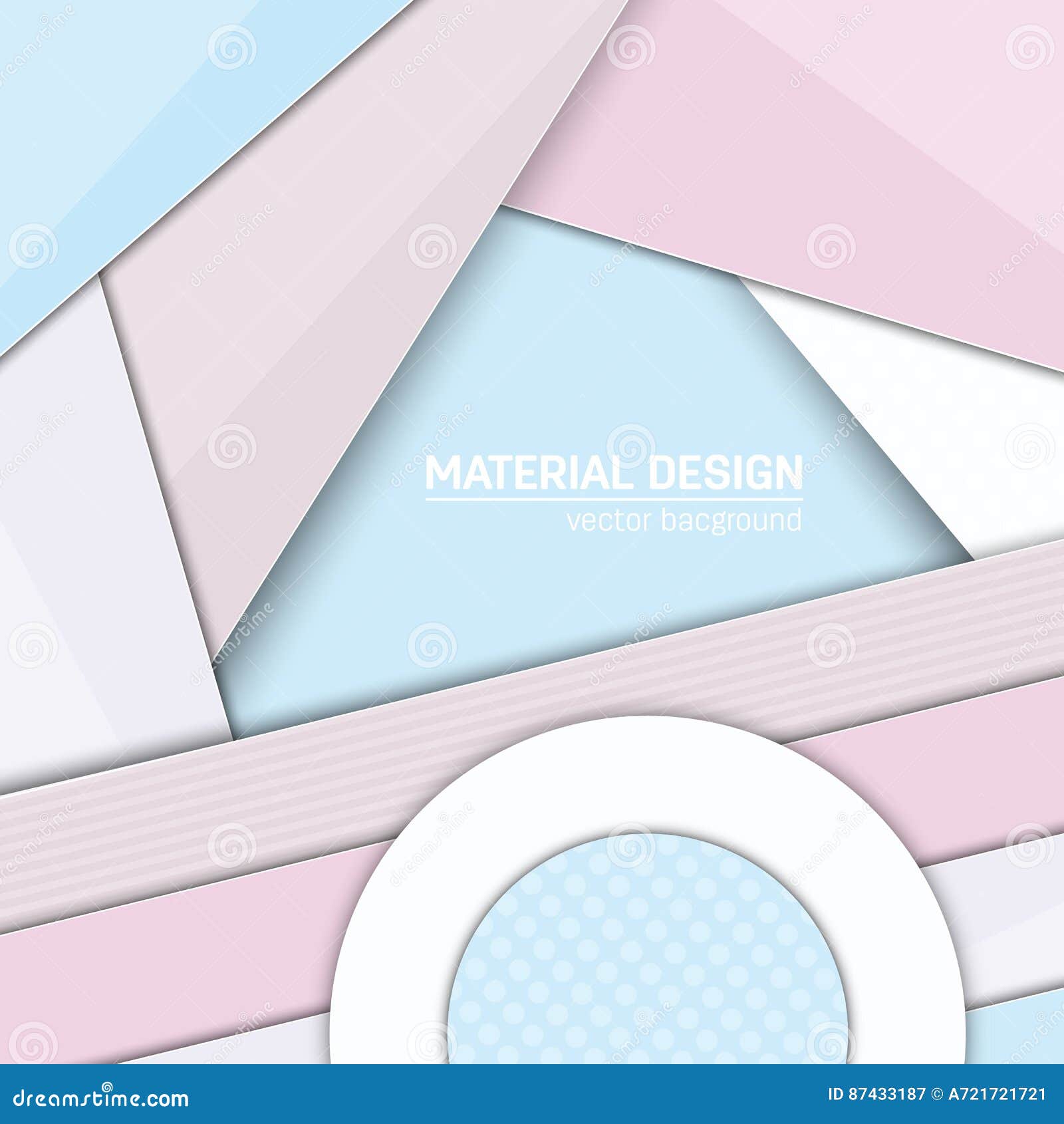 Vector Material Design Background. Abstract Creative Concept Layout ...